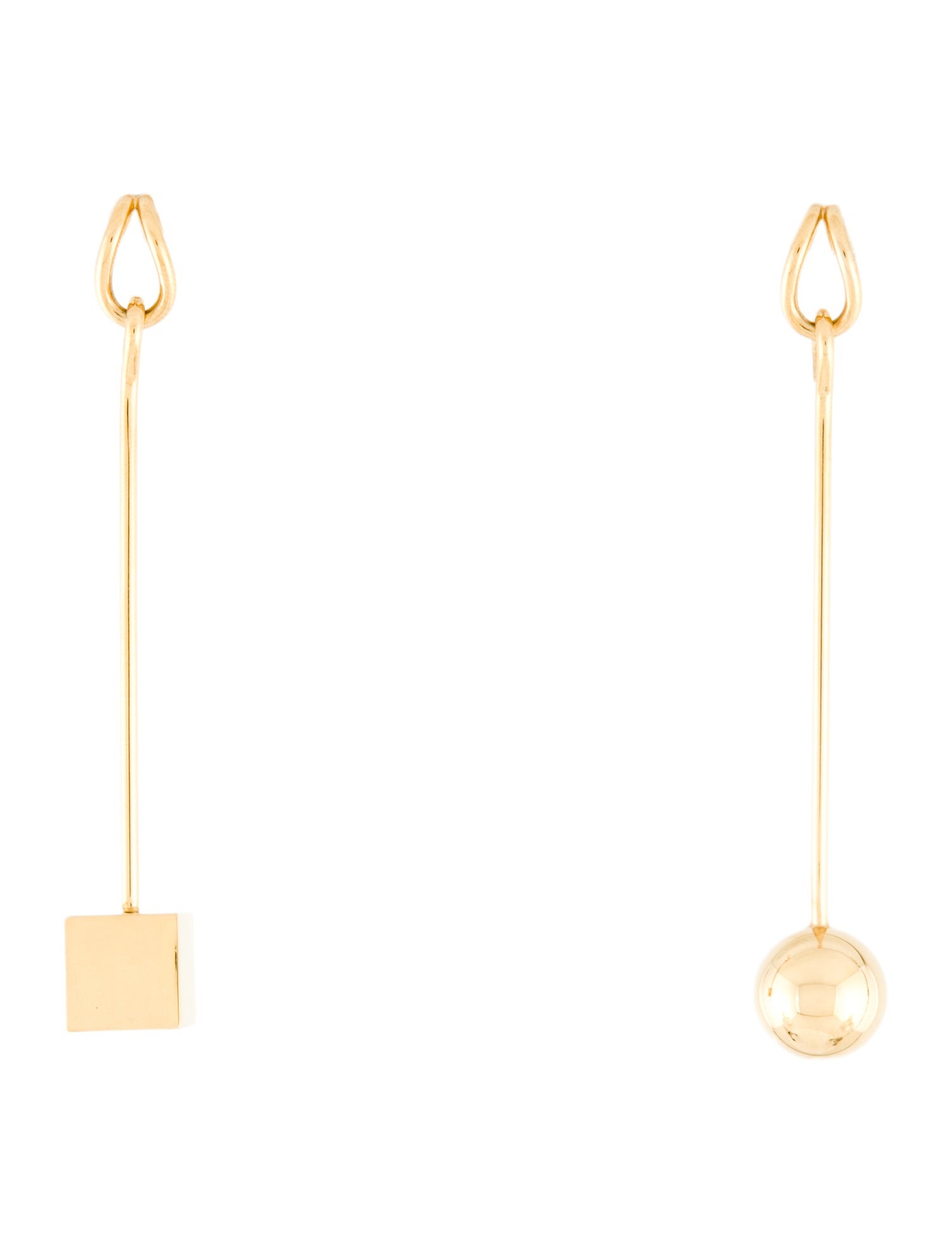 Earrings 14K Multistone Drop Earrings - 14K Yellow Gold Drop, Earrings ...