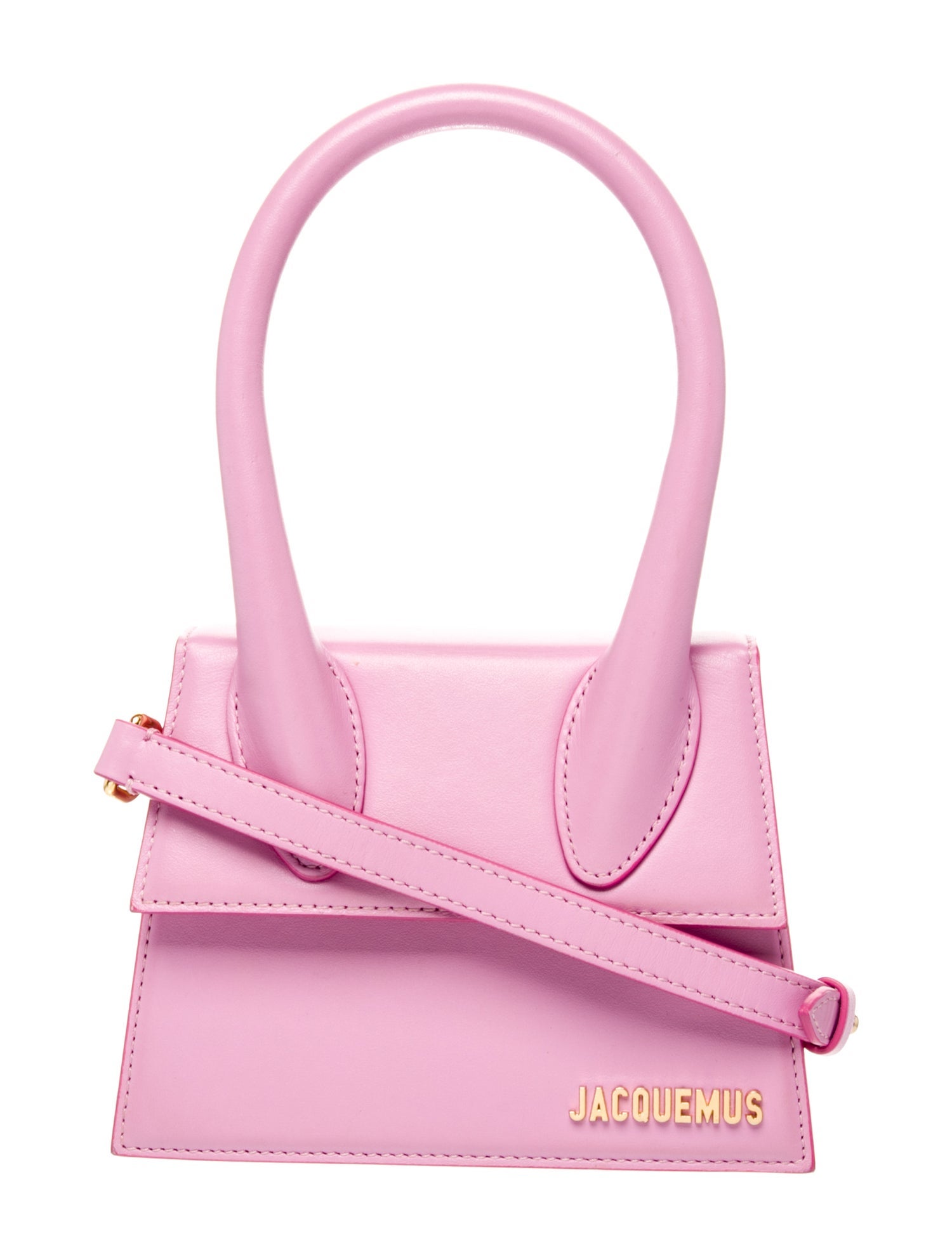 Jacquemus Leather Shoulder Bag - White Mini Bags, Handbags - WJQ55896 ...