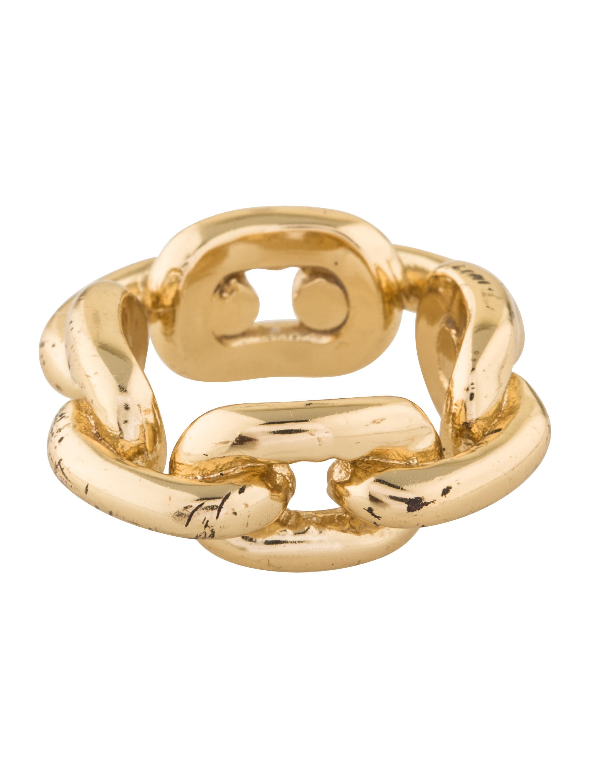 Jennifer Fisher Extra Large Chain Link Ring - Rings - WJR20732 | The ...