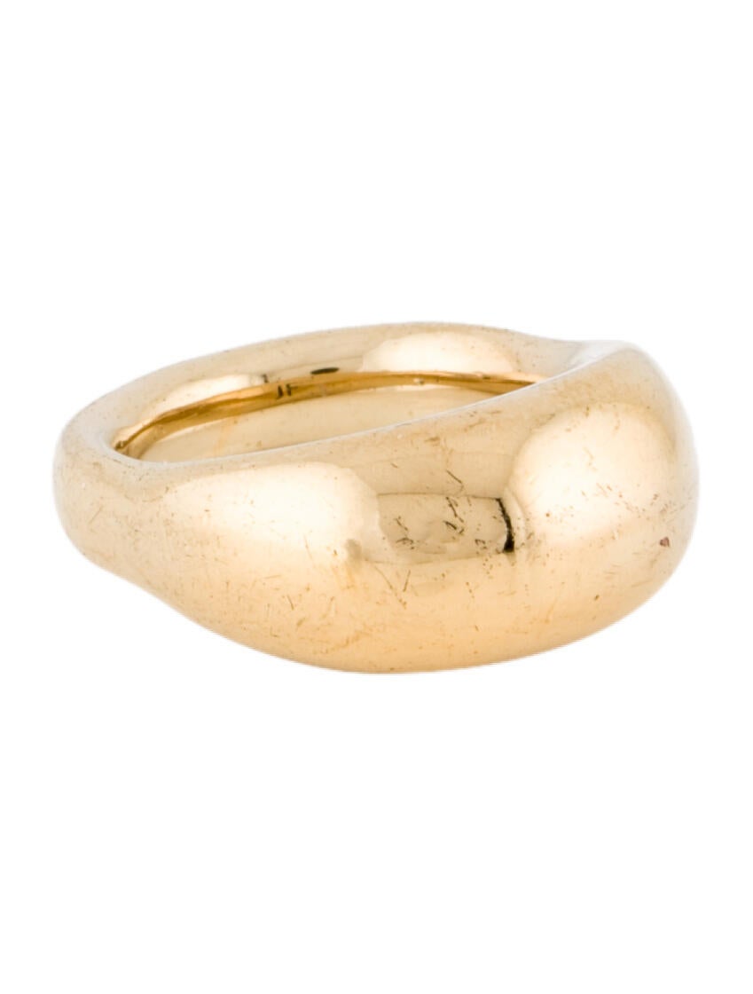 Jennifer Fisher Small Dome Band Ring - Brass Band, Rings - WJR23838 ...