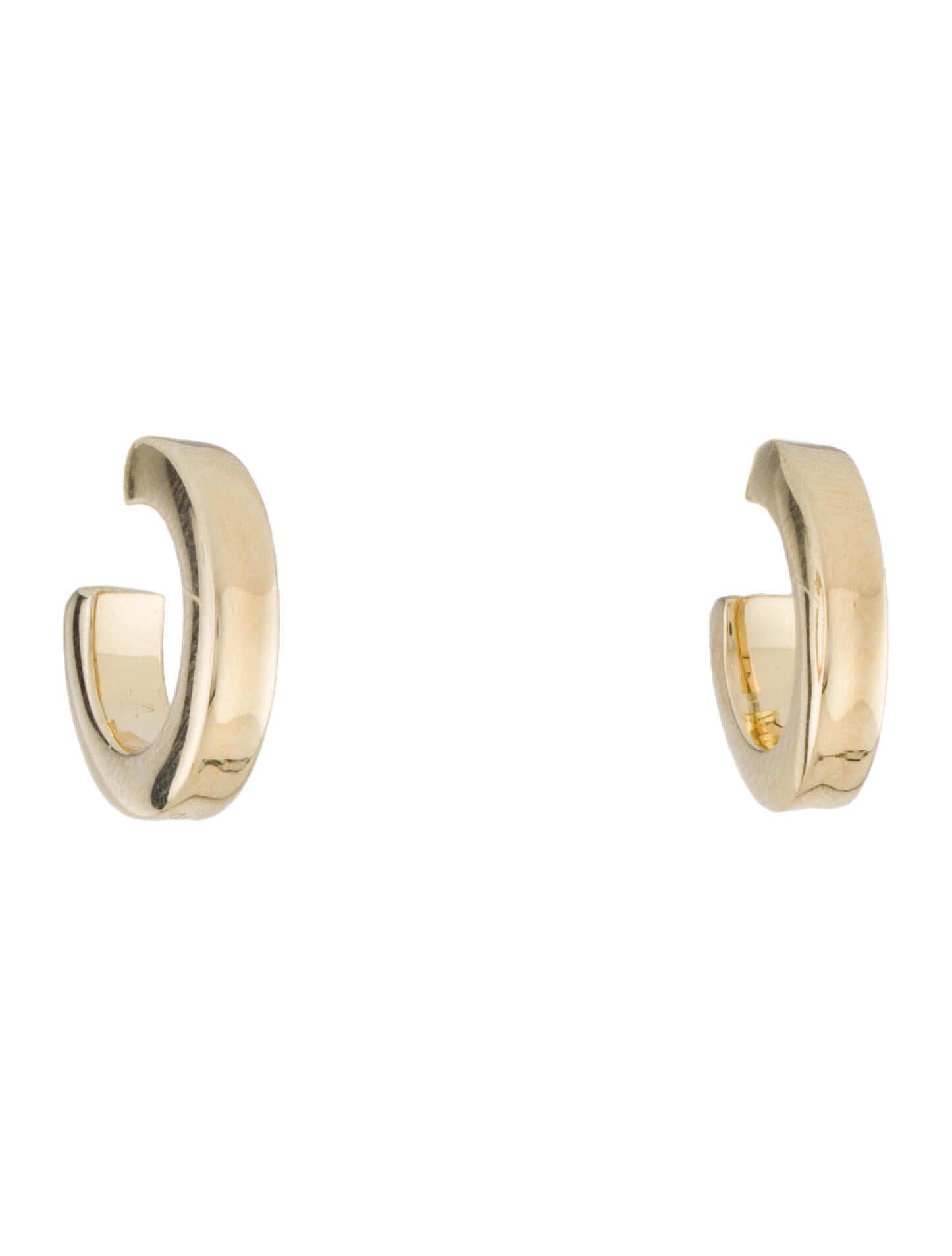 Jennifer Fisher Micro Shane Hoop Earrings - Brass Hoop, Earrings ...