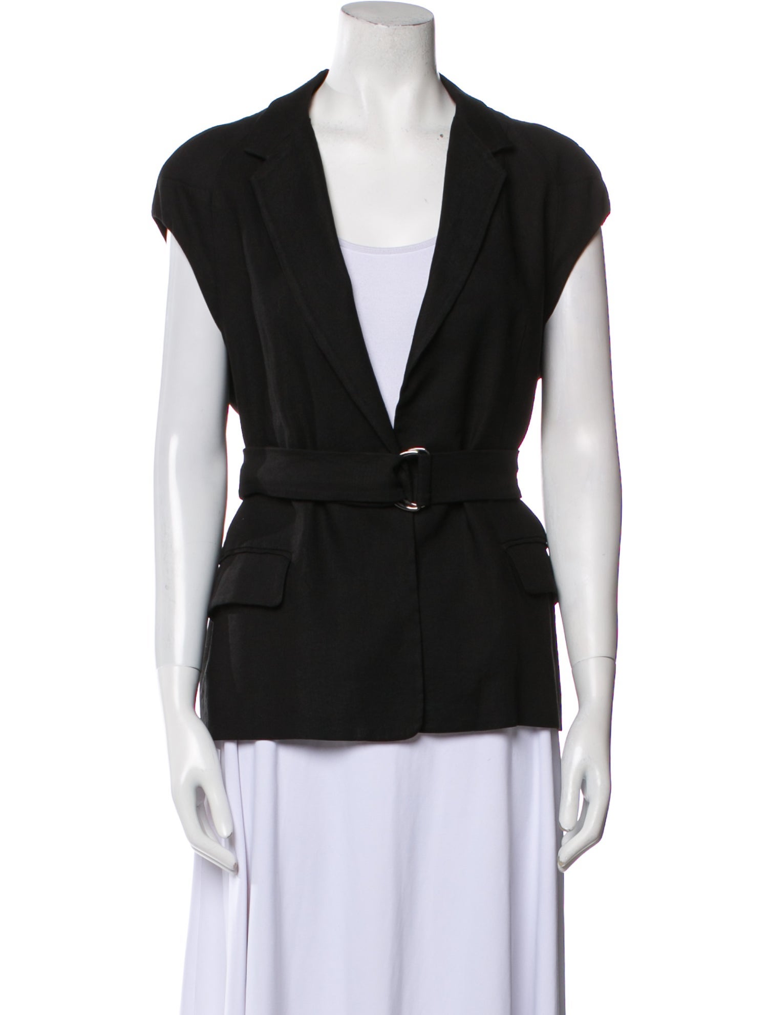 Jarbo Linen Vest - Black Jackets, Clothing - WJRBO21501 | The RealReal