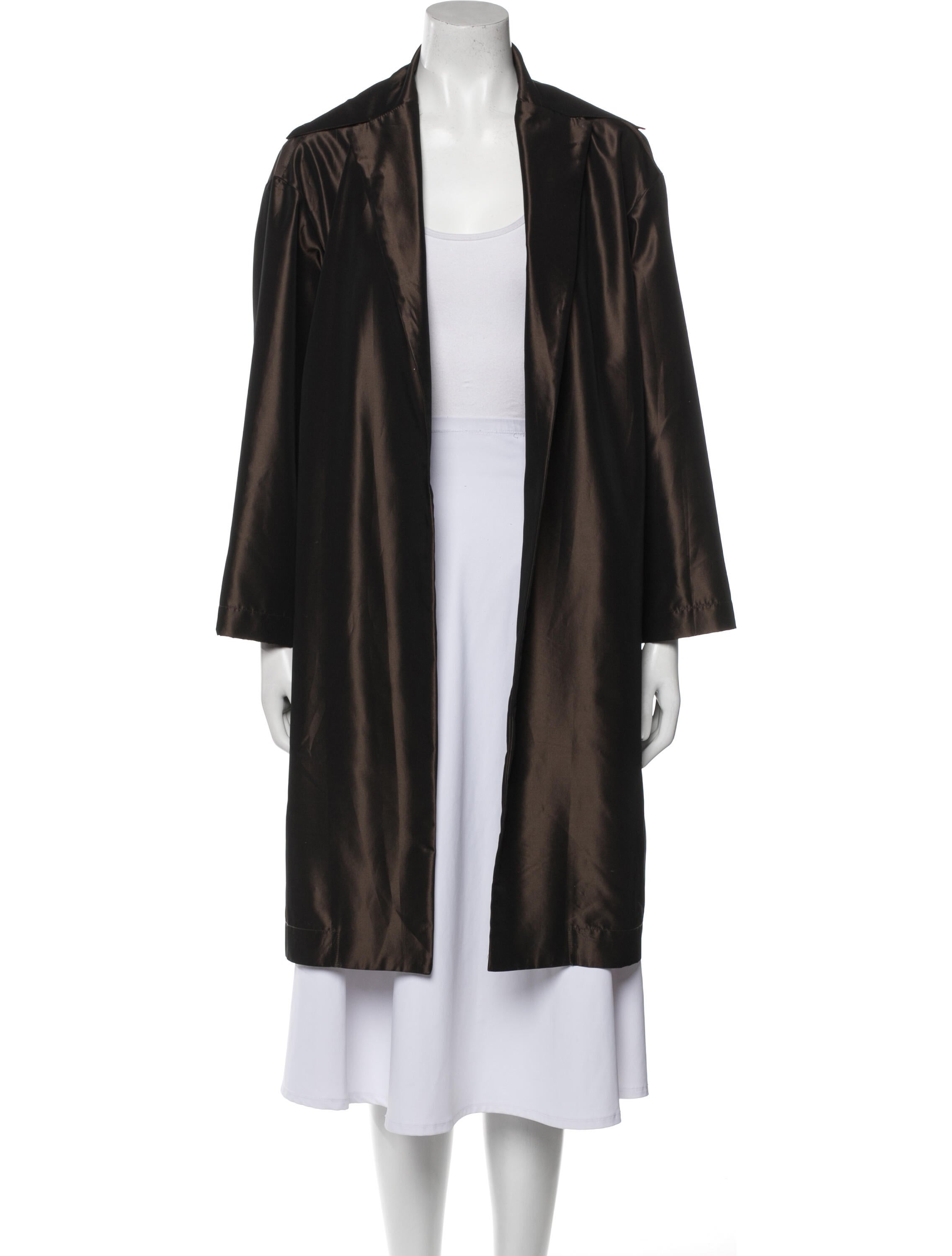 Jarbo Leather Coat - Brown Coats, Clothing - WJRBO21767 | The RealReal