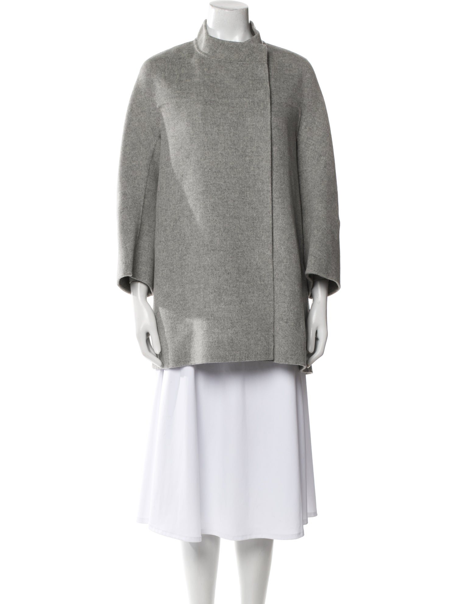 Jarbo Wool Coat - Grey Coats, Clothing - WJRBO22141 | The RealReal