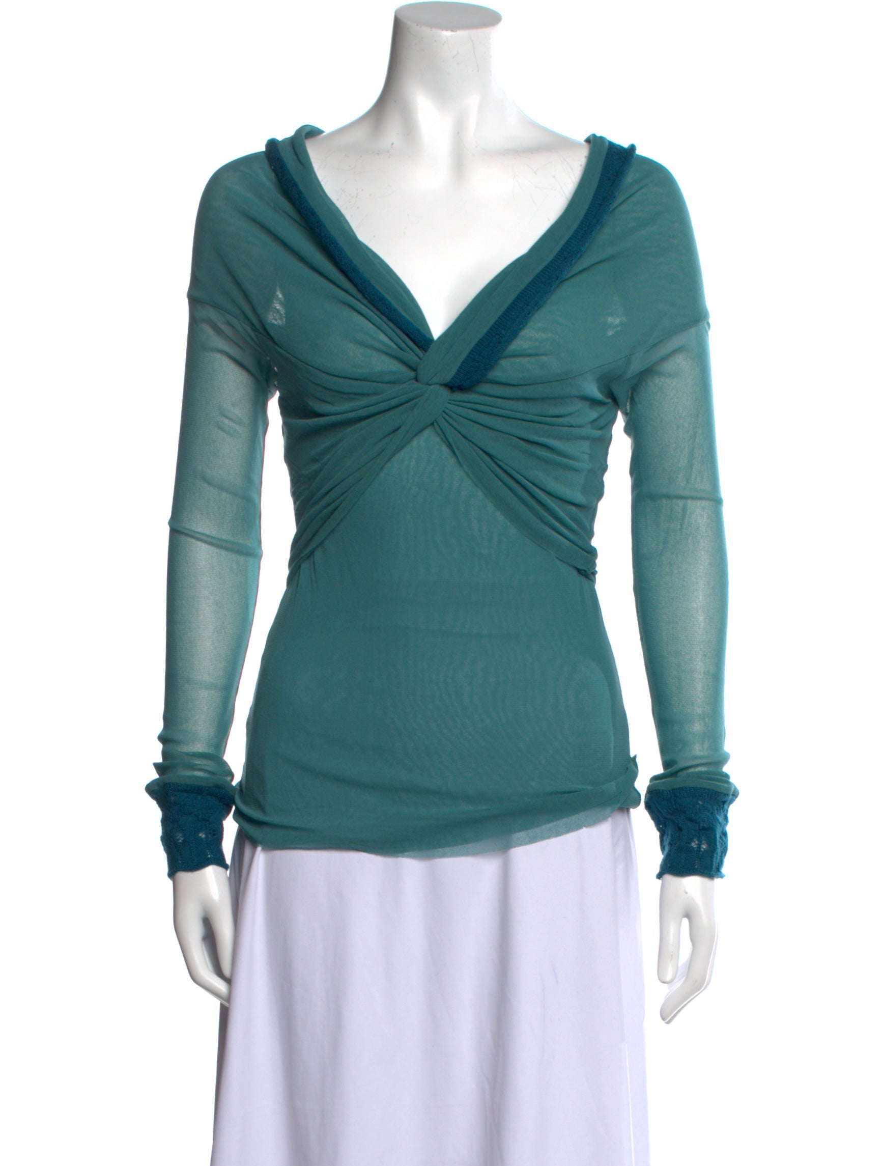 Jean Paul Gaultier Soleil Vintage 2000's Top - Green Tops, Clothing ...