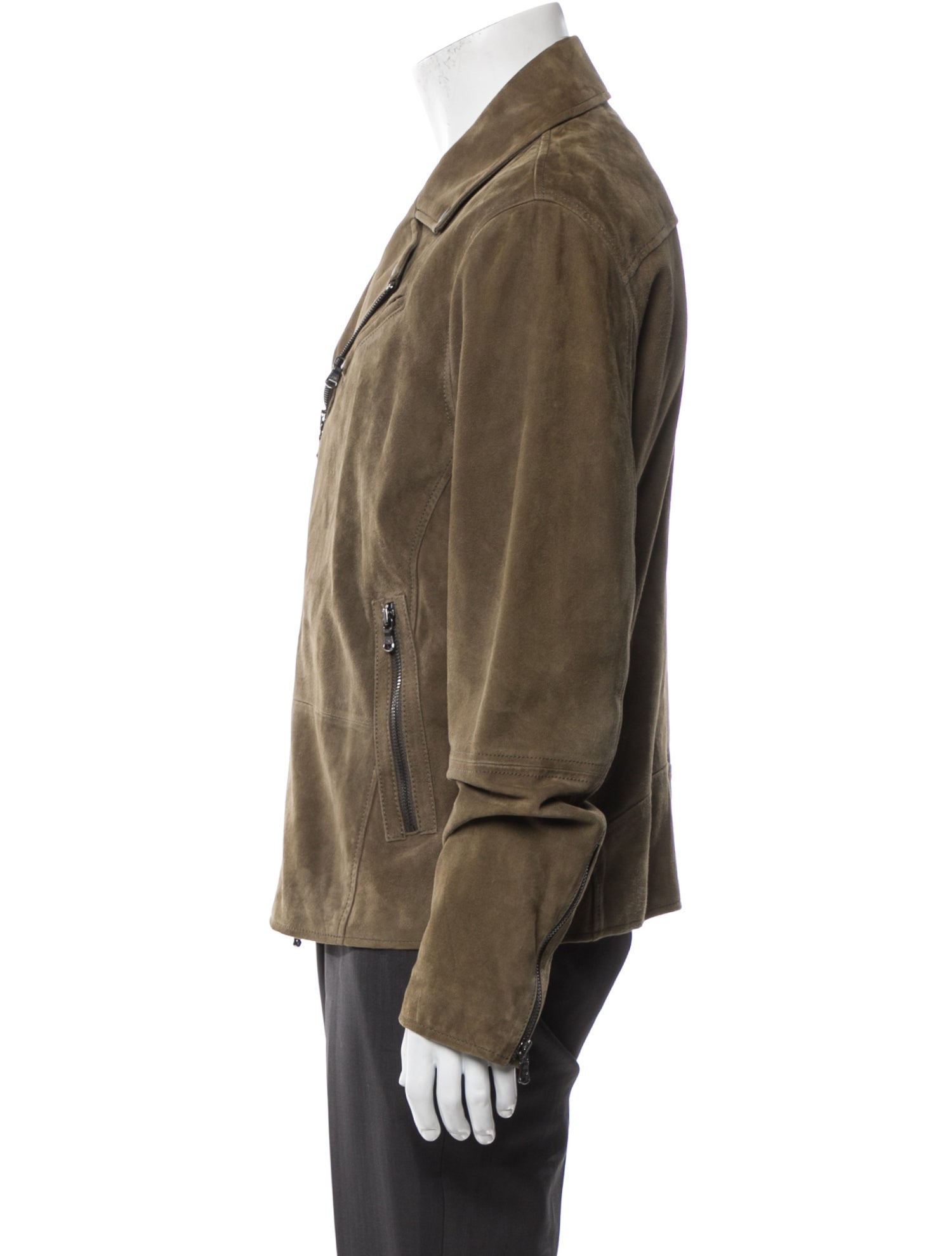 John Varvatos Star U.S.A. Lambskin Moto Jacket - Brown Outerwear ...