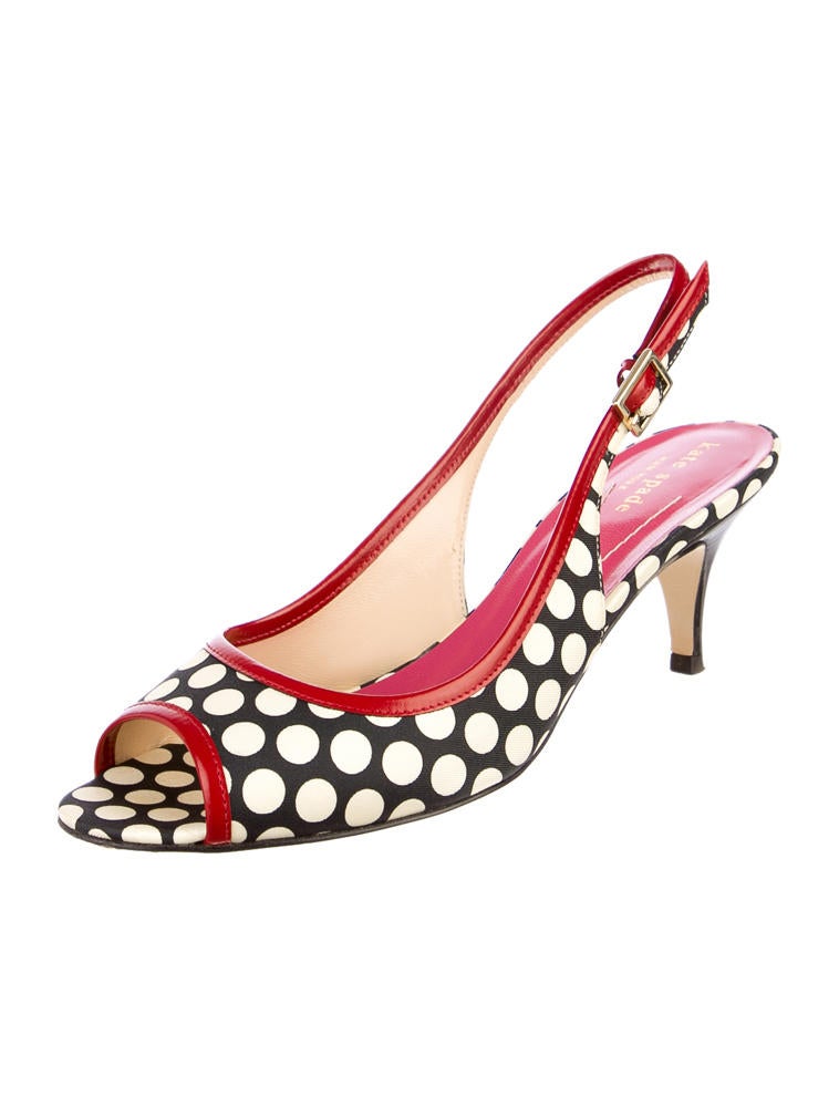 Kate Spade New York Slingback Pumps - Black Pumps, Shoes - WKA22138 ...