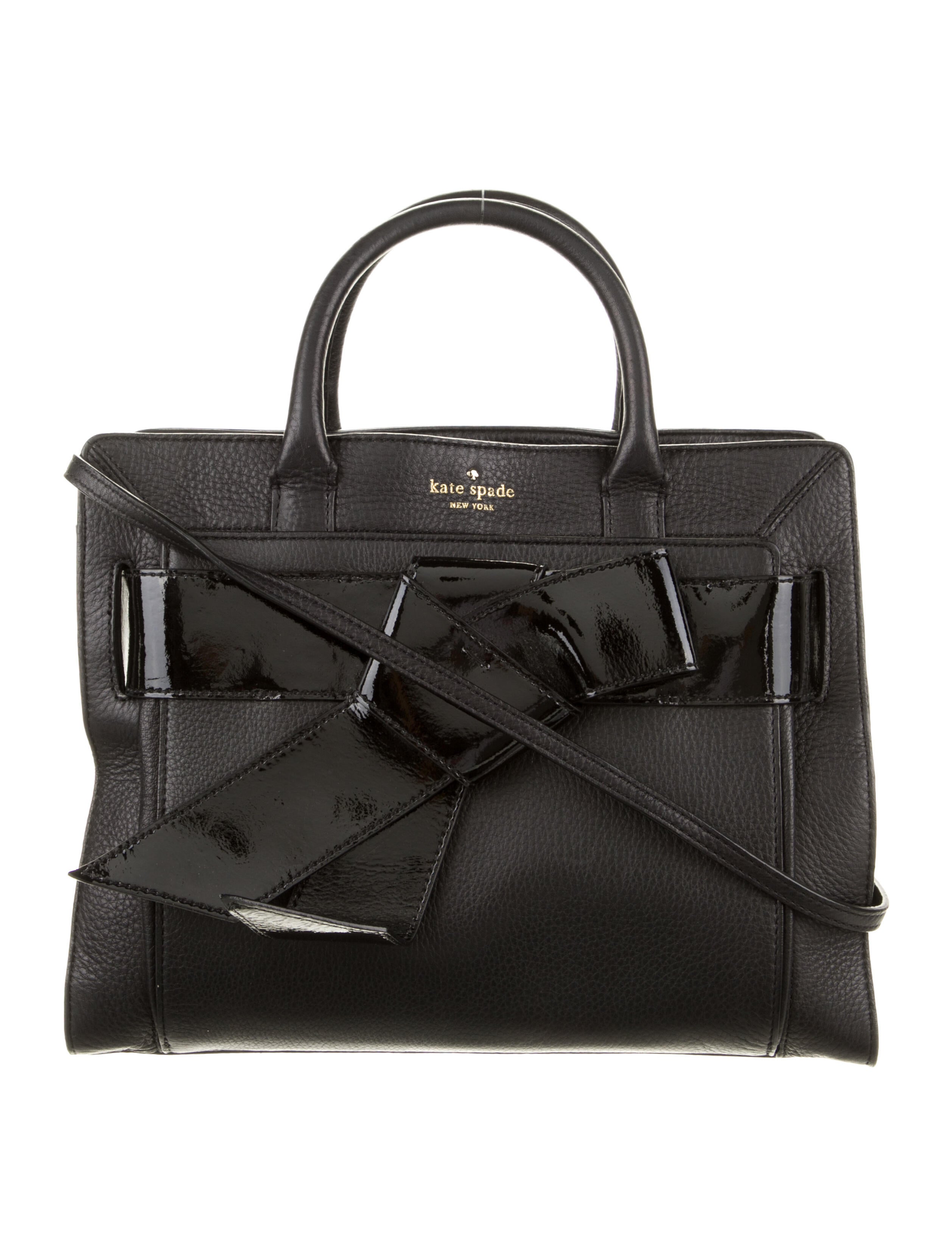 Kate Spade New York Leather-Trimmed Jacquard Tote - Black Totes ...