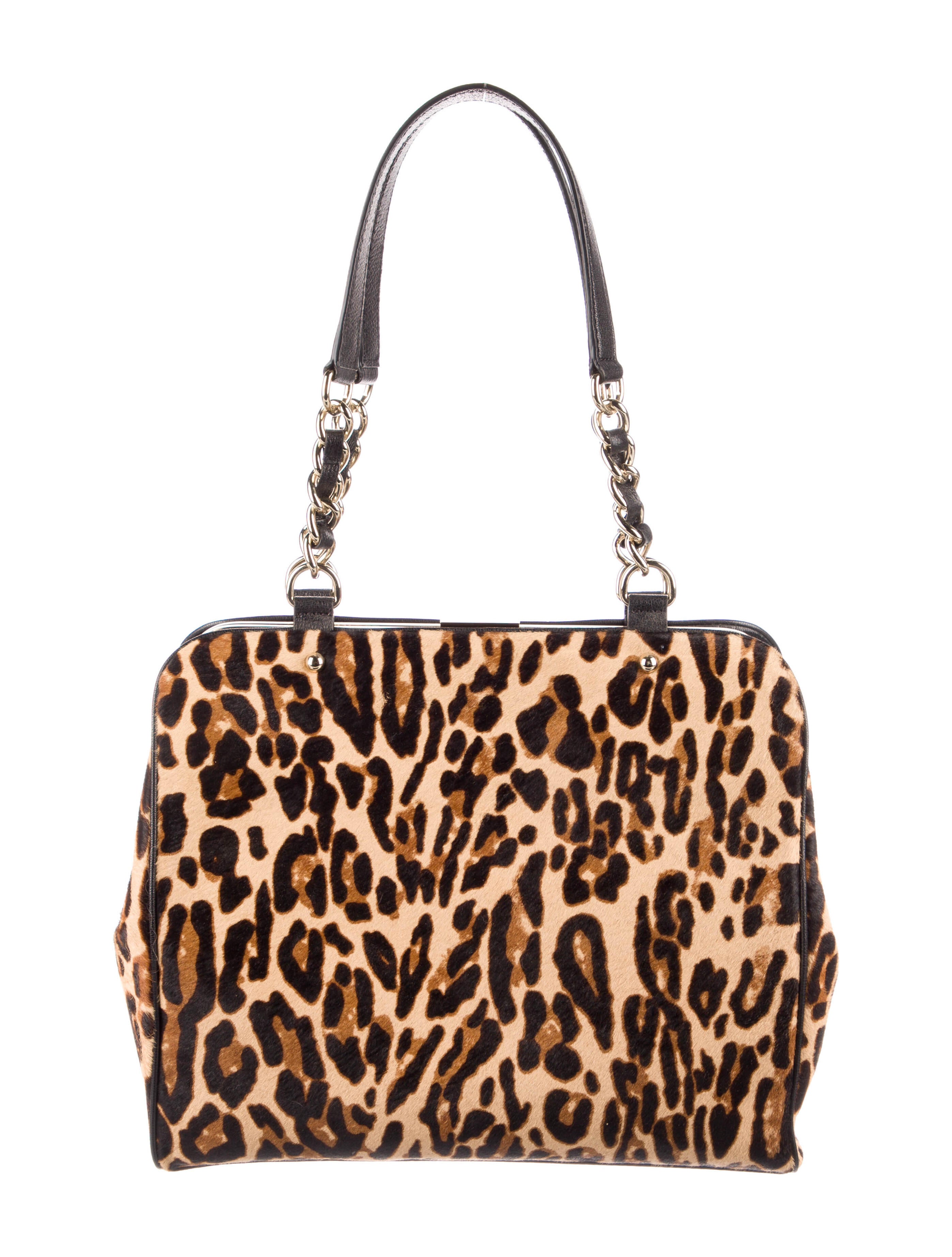 Yves Saint Laurent Leopard Print Calf Hair Muse Bag - Neutrals Shoulder ...