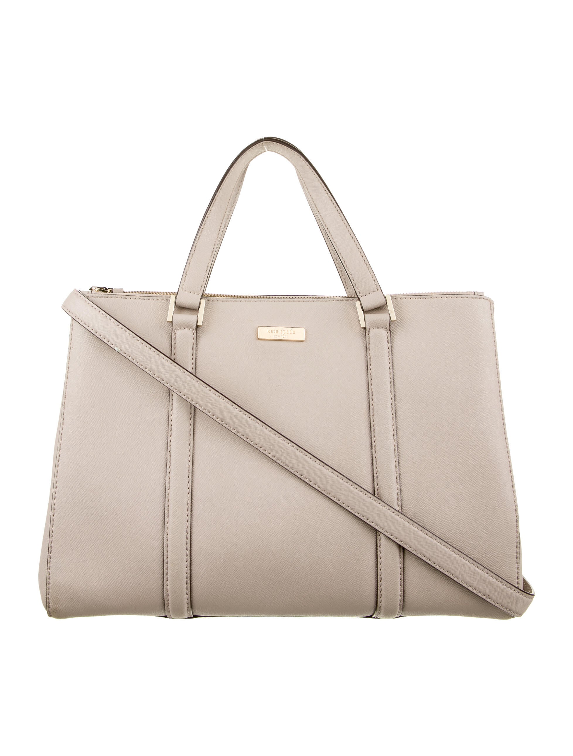 Kate Spade New York Leather Shoulder Bag - Neutrals Shoulder Bags ...