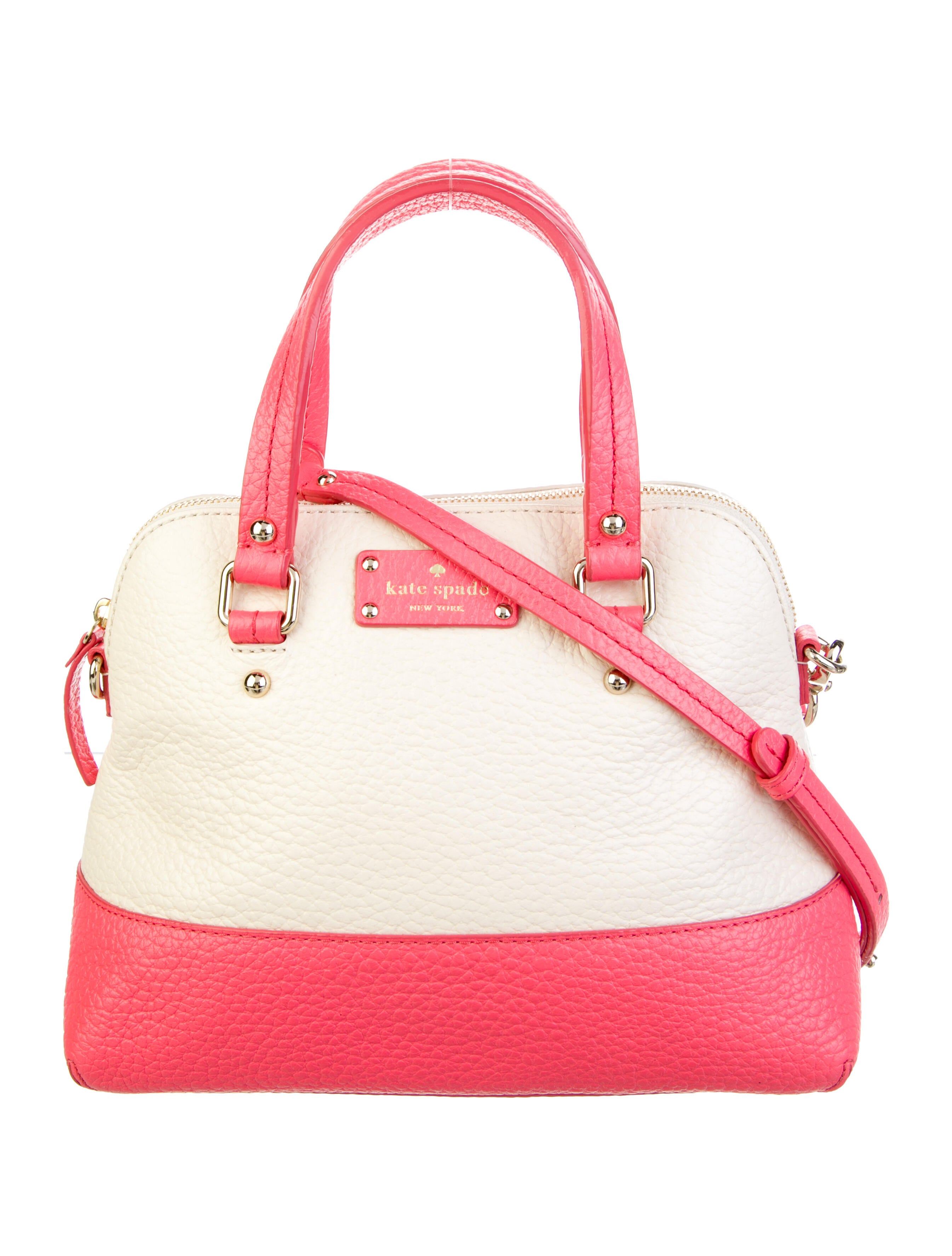 Kate Spade New York Leather Handle Bag - Pink Handle Bags, Handbags ...