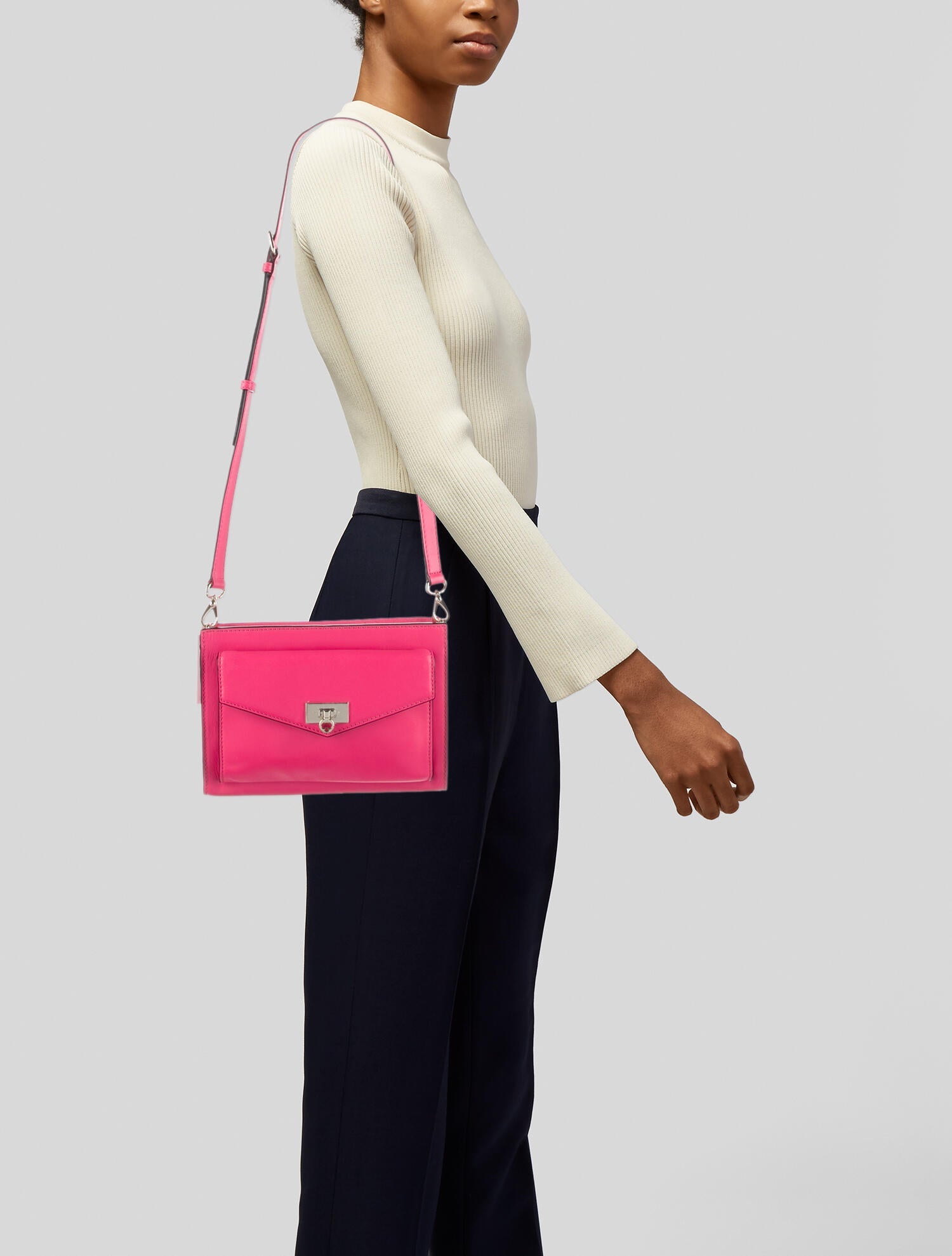 Kate Spade New York Leather Crossbody Bag - Pink Crossbody Bags ...