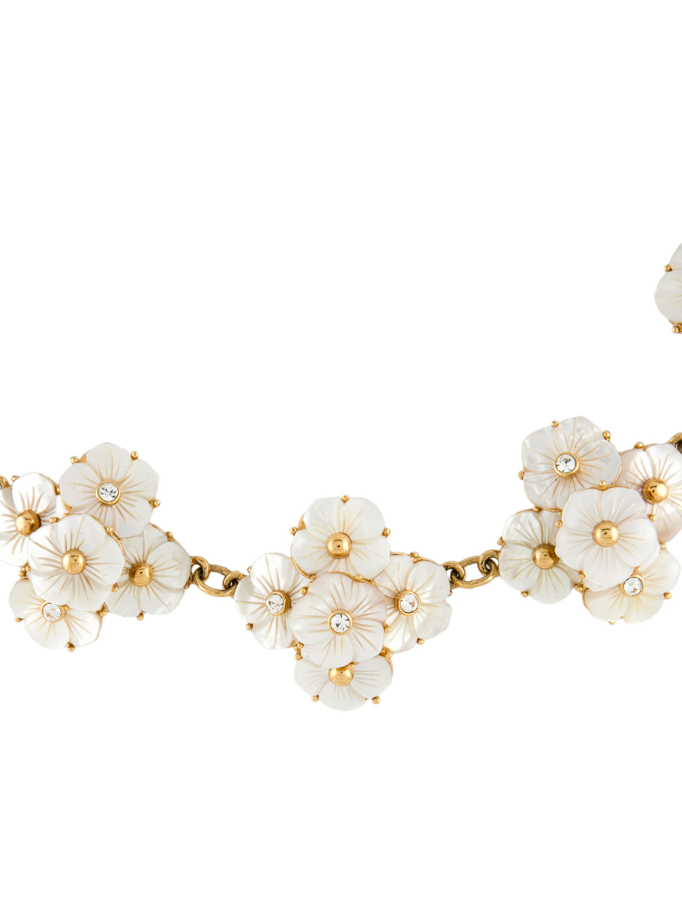 Kate Spade New York Crystal Geometric Collar Necklace - Gold-Tone Metal ...