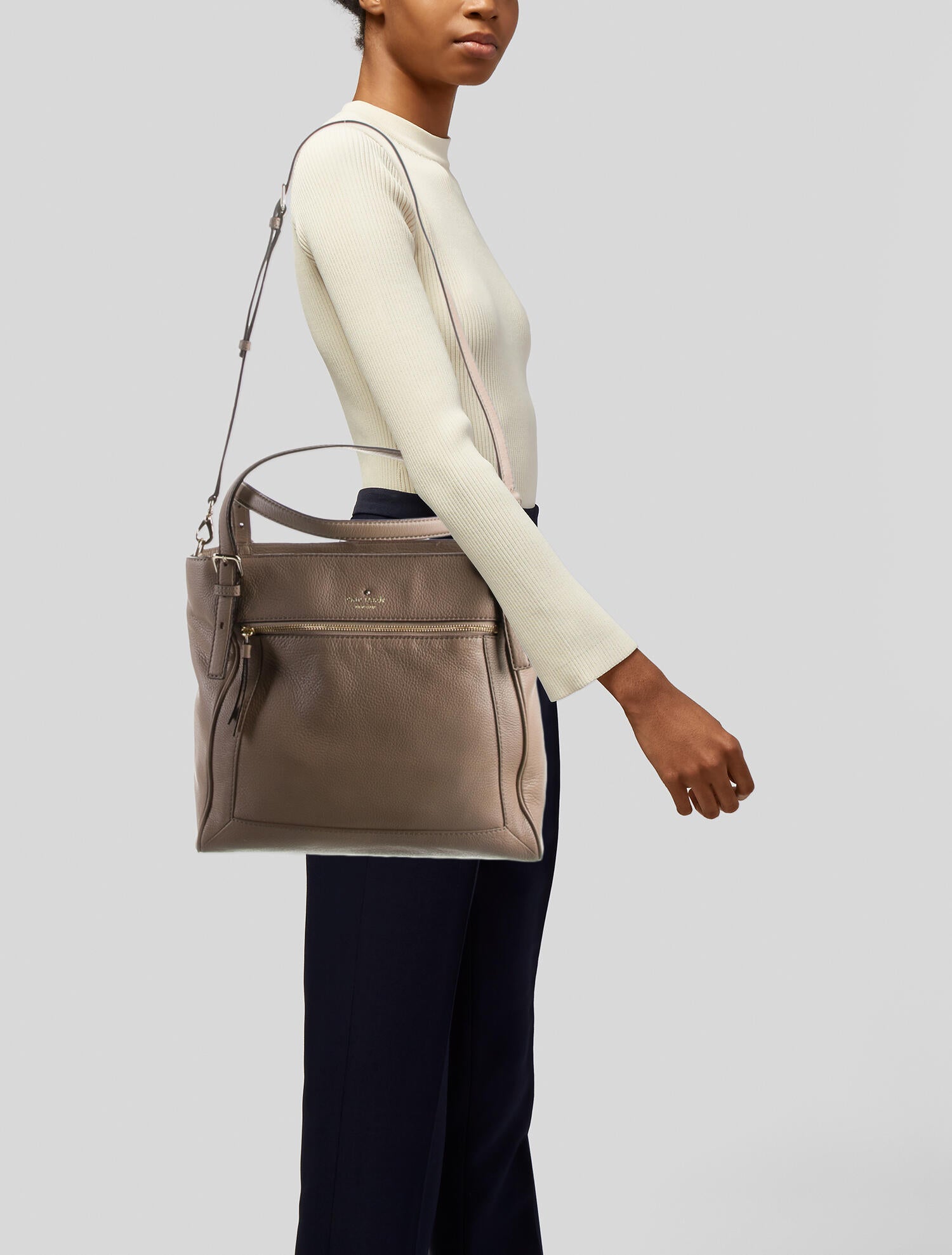 Kate Spade New York Leather Tote - Neutrals Totes, Handbags - WKA296754 ...