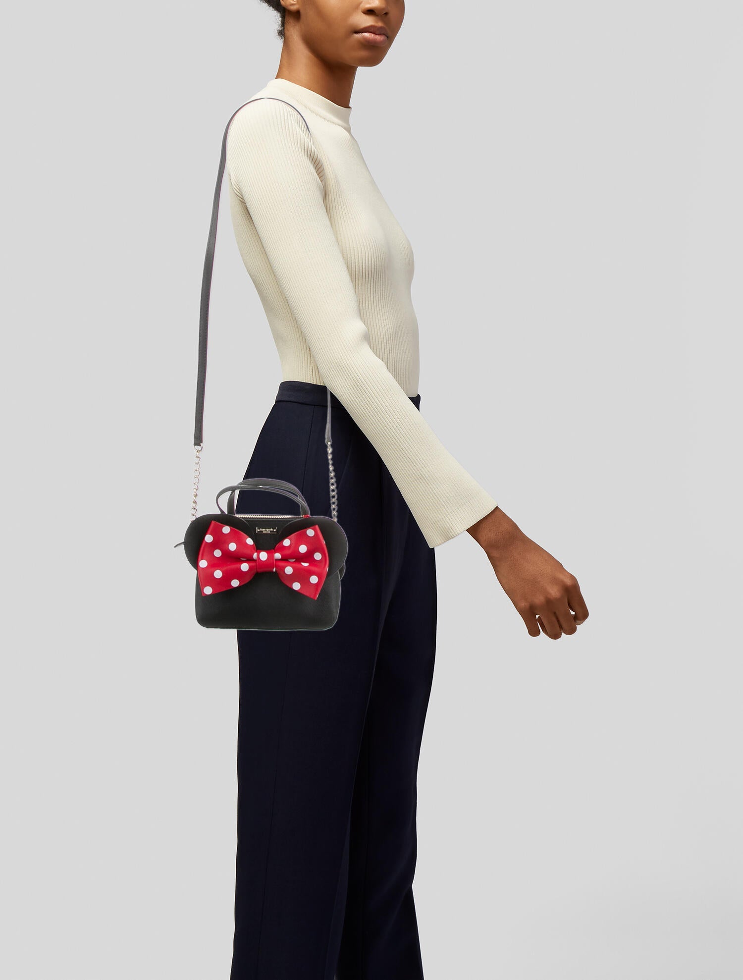 Kate Spade New York Saffiano Leather Minnie Mouse Crossbody Bag w/ Tags ...