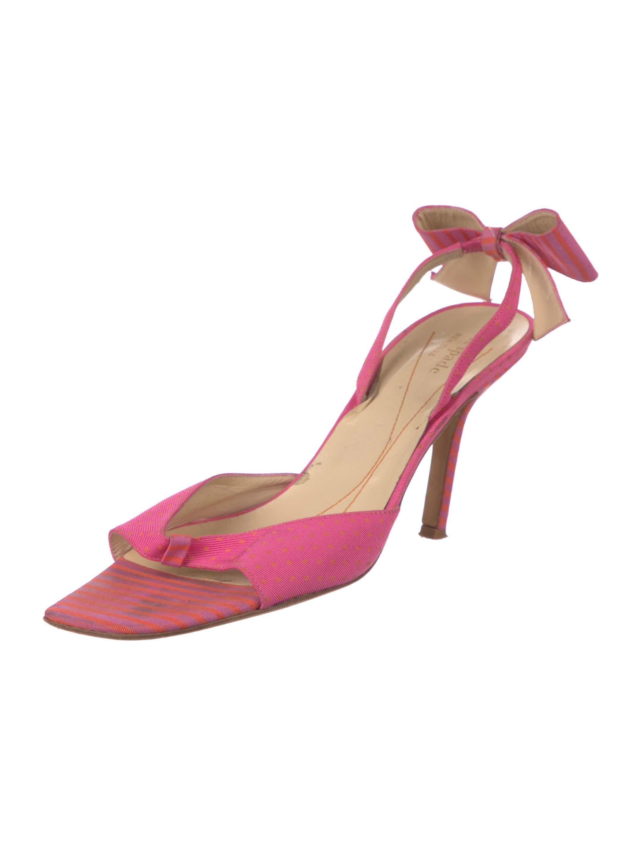Kate Spade New York Embellished Satin Sandals - Pink Sandals, Shoes ...