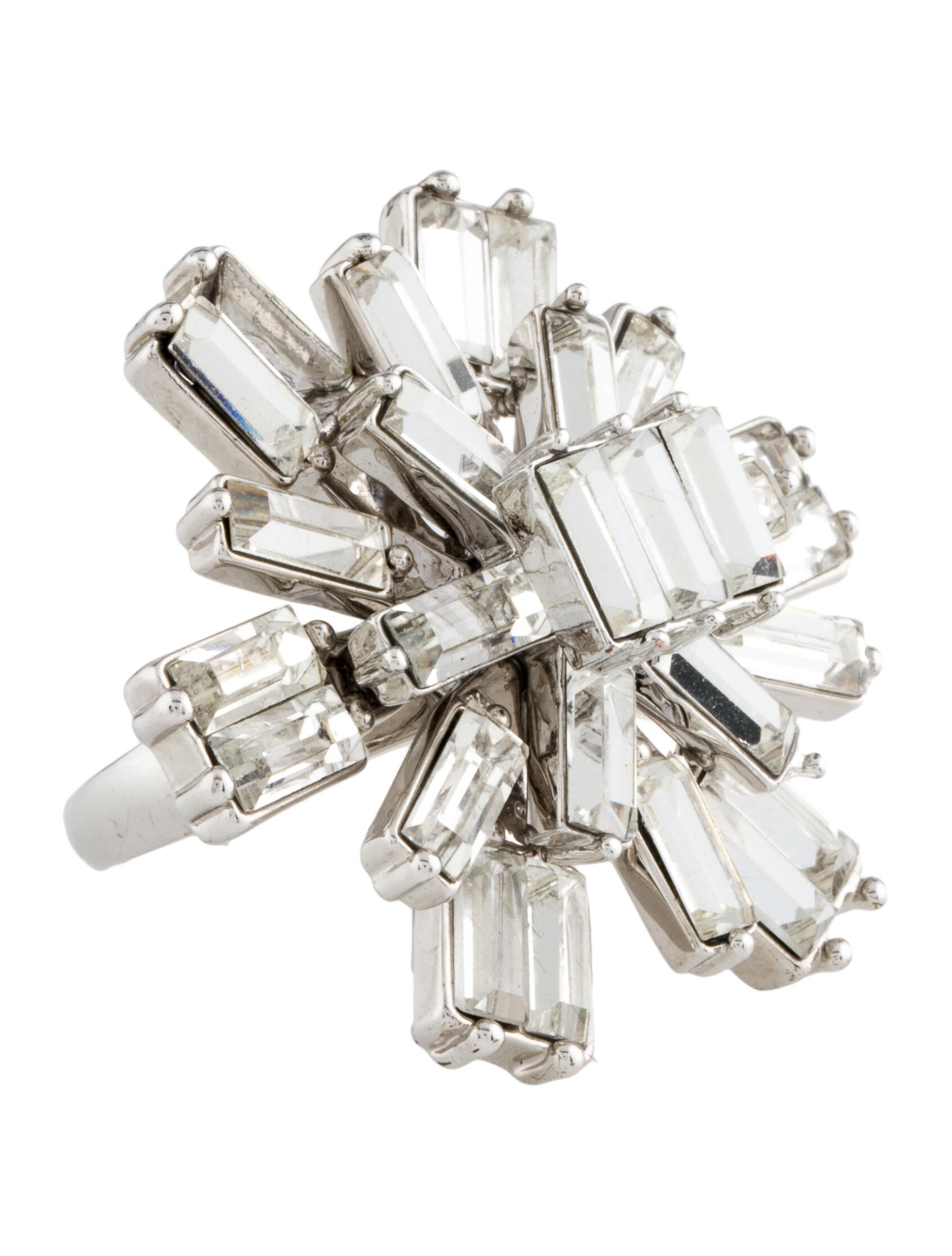 Ring 14K Diamond Open Bar Ring - Gold, 14K Yellow Gold Cocktail Ring ...