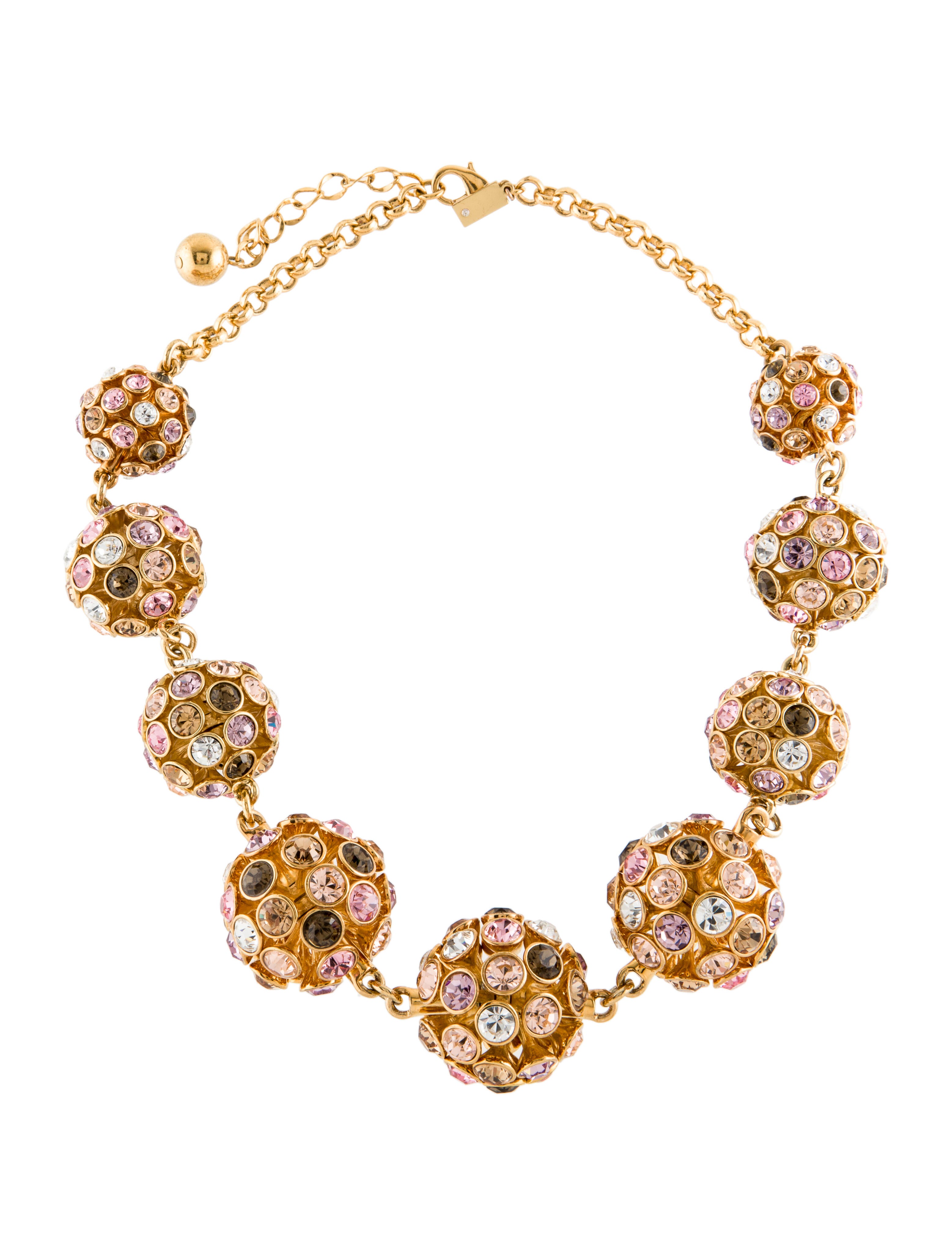 Kate Spade New York Crystal Encrusted Brightspot Collar Necklace w ...