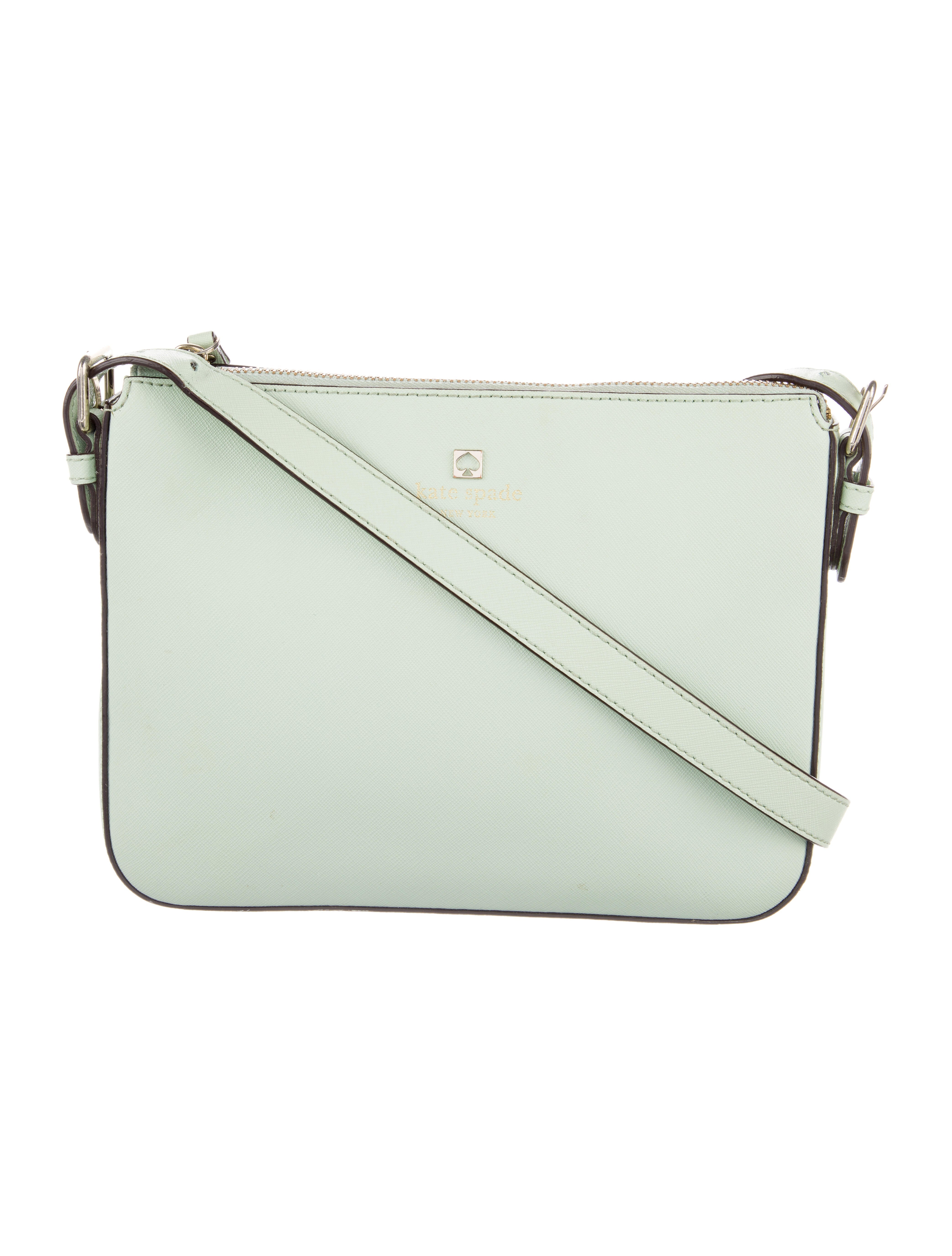 Kate Spade New York Saffiano Leather Crossbody Bag - Neutrals Crossbody ...