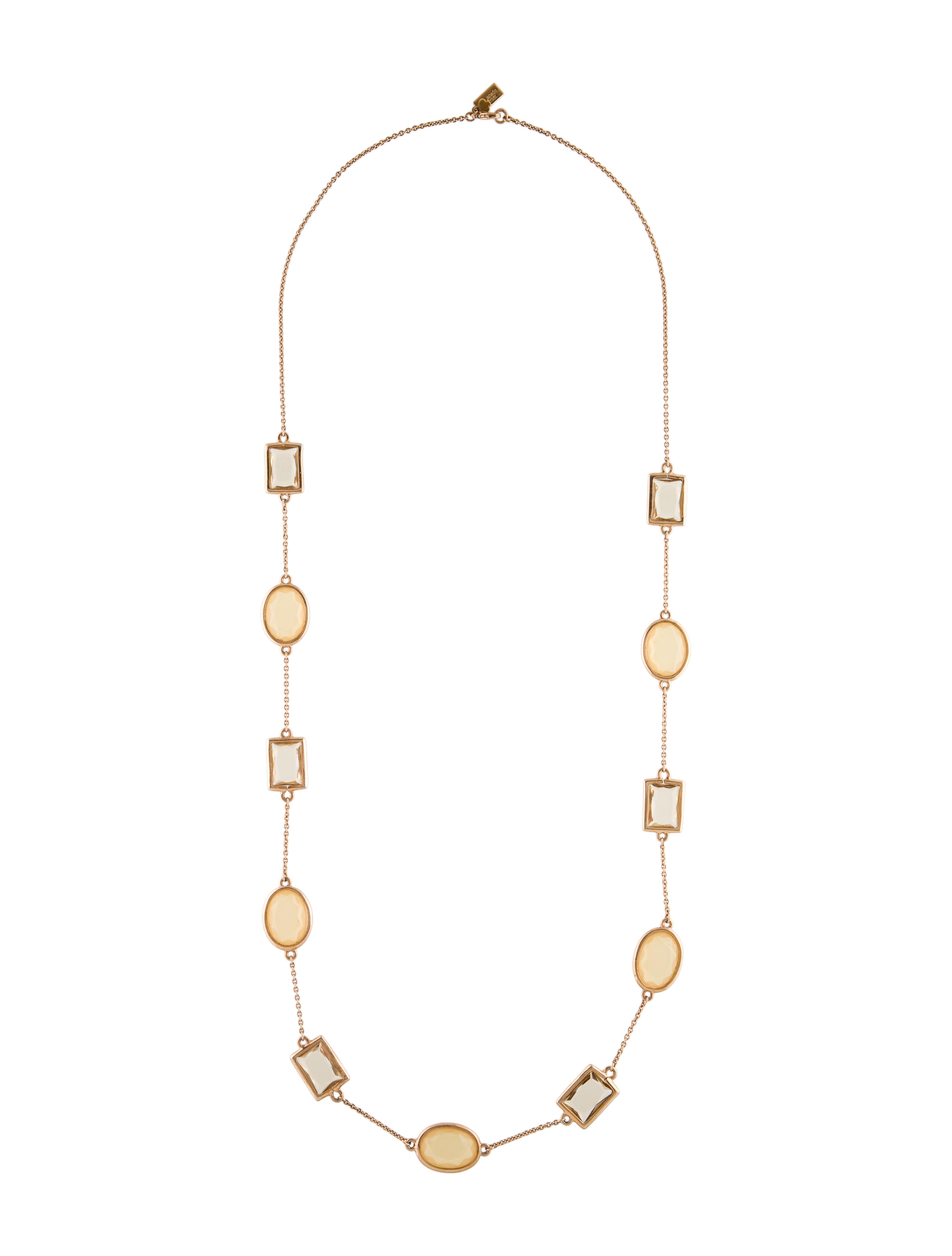 Kate Spade New York Hancock Park Scatter Necklace - Neutrals, Gold-Tone ...
