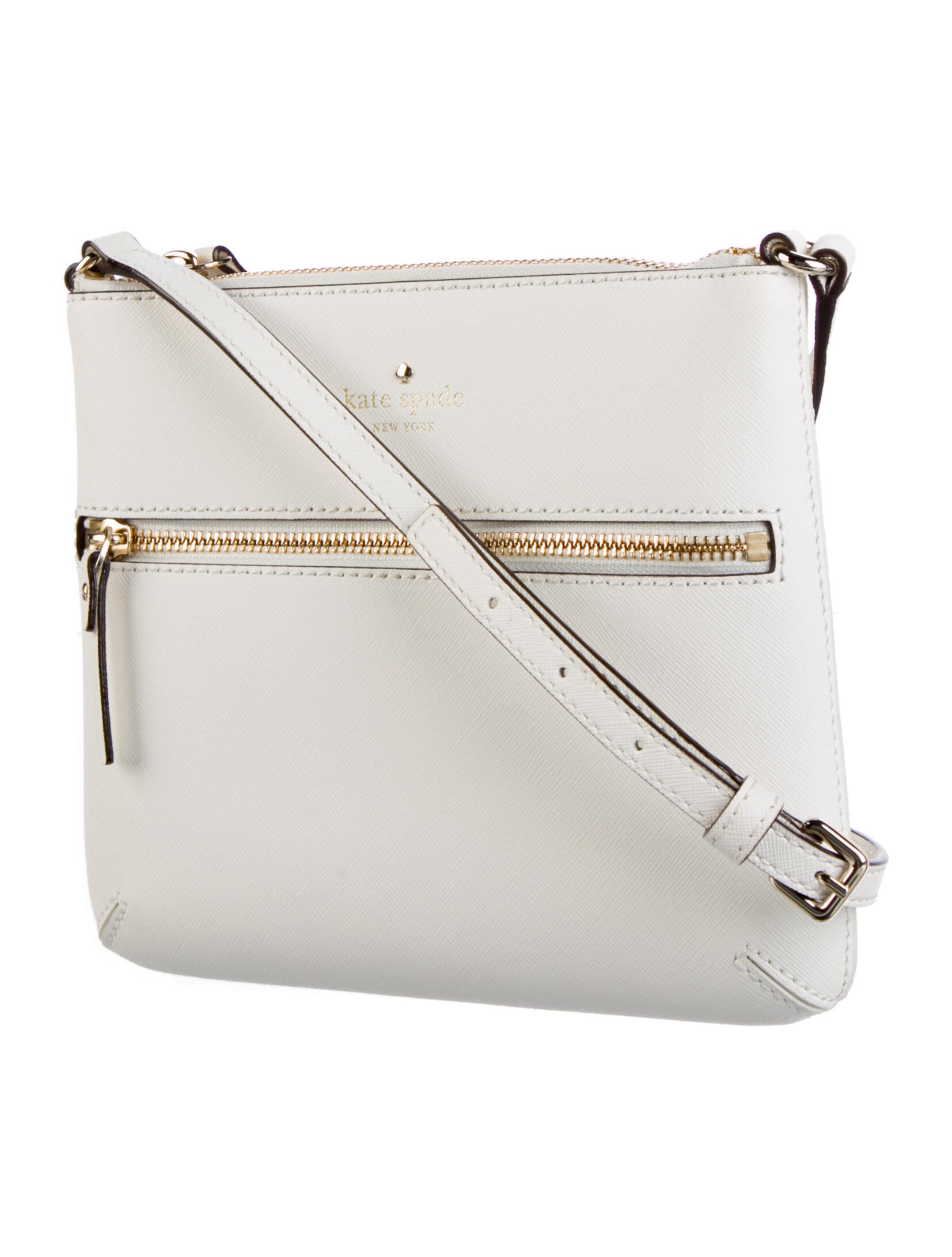 Kate Spade New York Coated Canvas Crossbody Bag - White Crossbody Bags ...