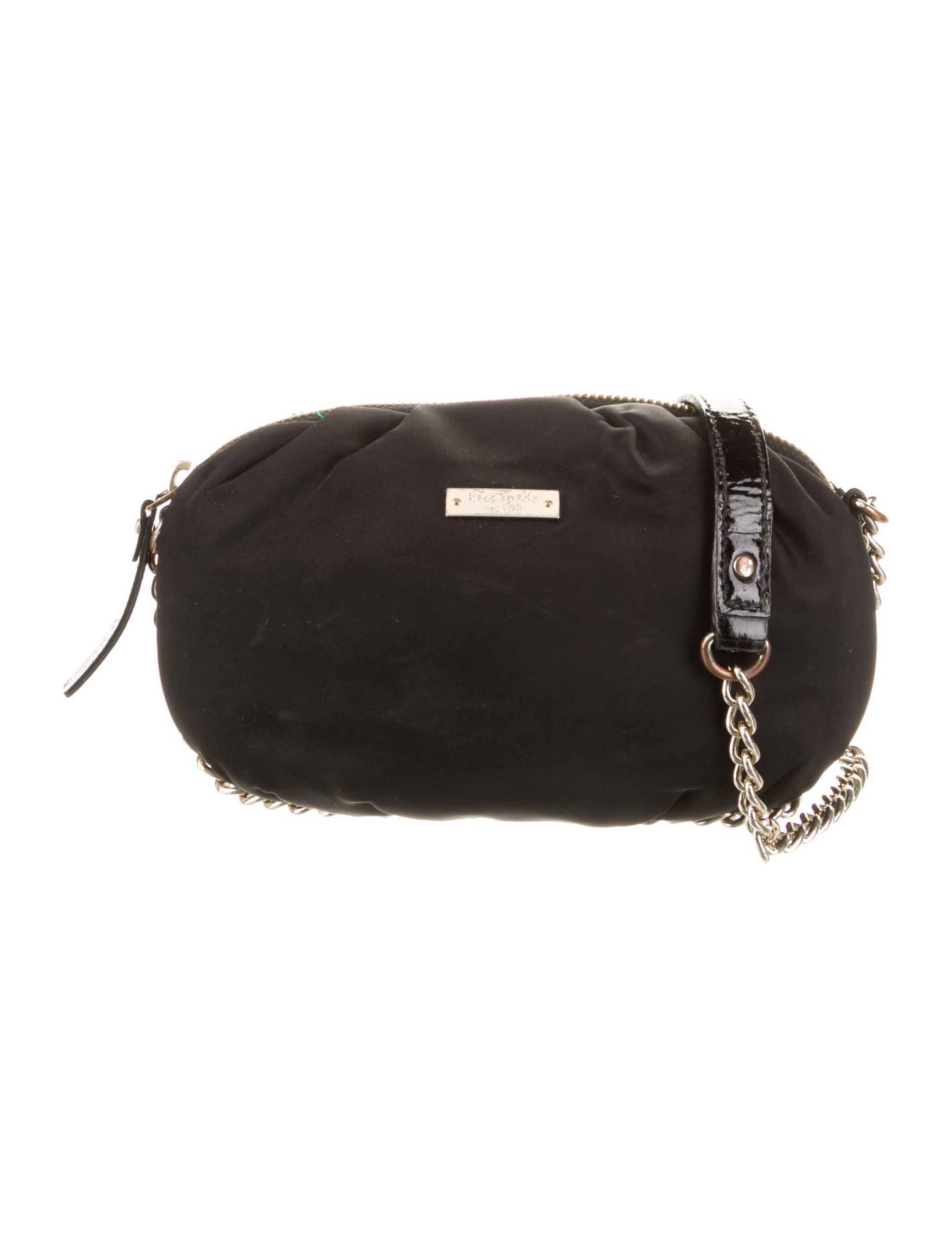 Kate Spade New York Nylon Chain-Link Crossbody Bag - Black Crossbody ...