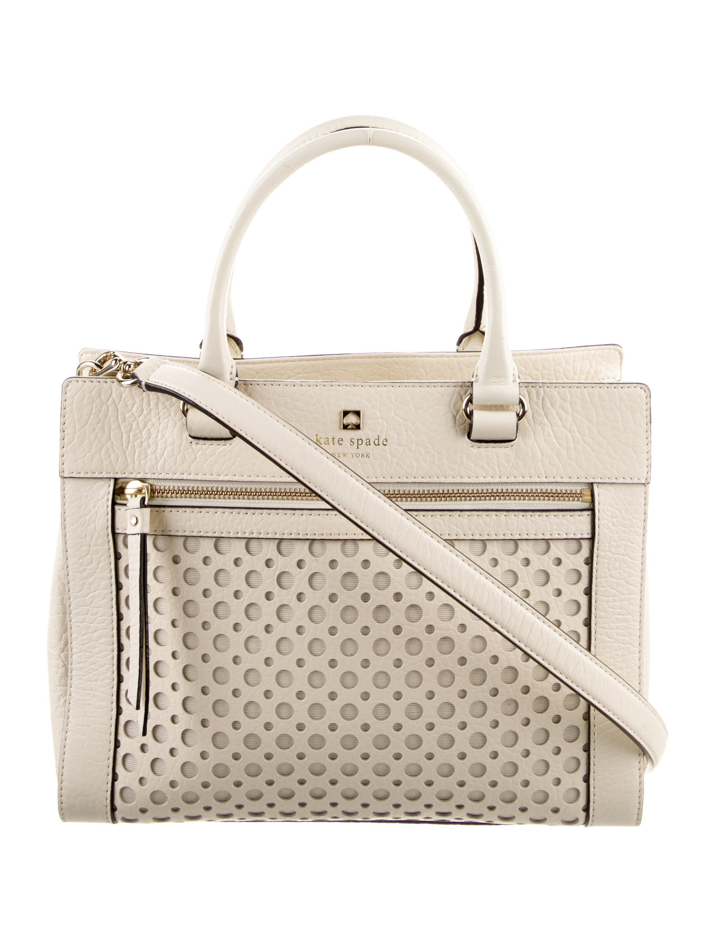 Kate Spade New York Leather Handle Bag w/ Tags - Neutrals Handle Bags ...