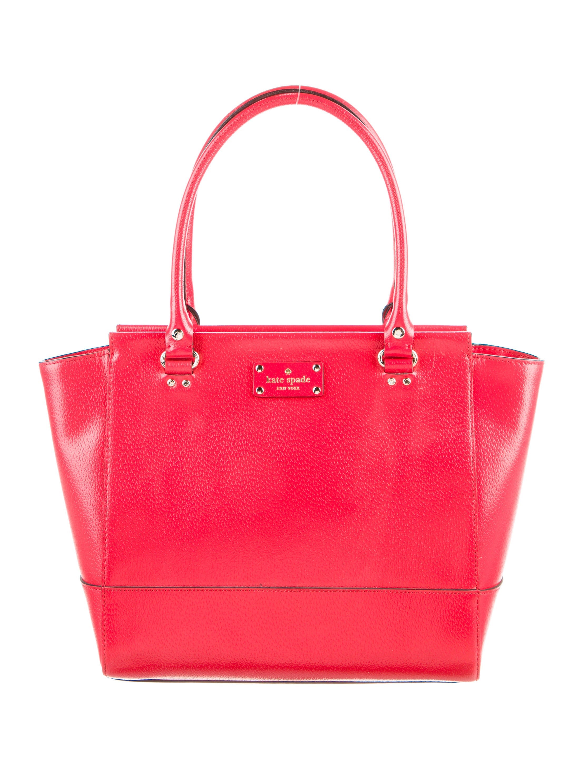 Kate Spade New York Leather Tote Bag - Red Totes, Handbags - WKA314080 ...
