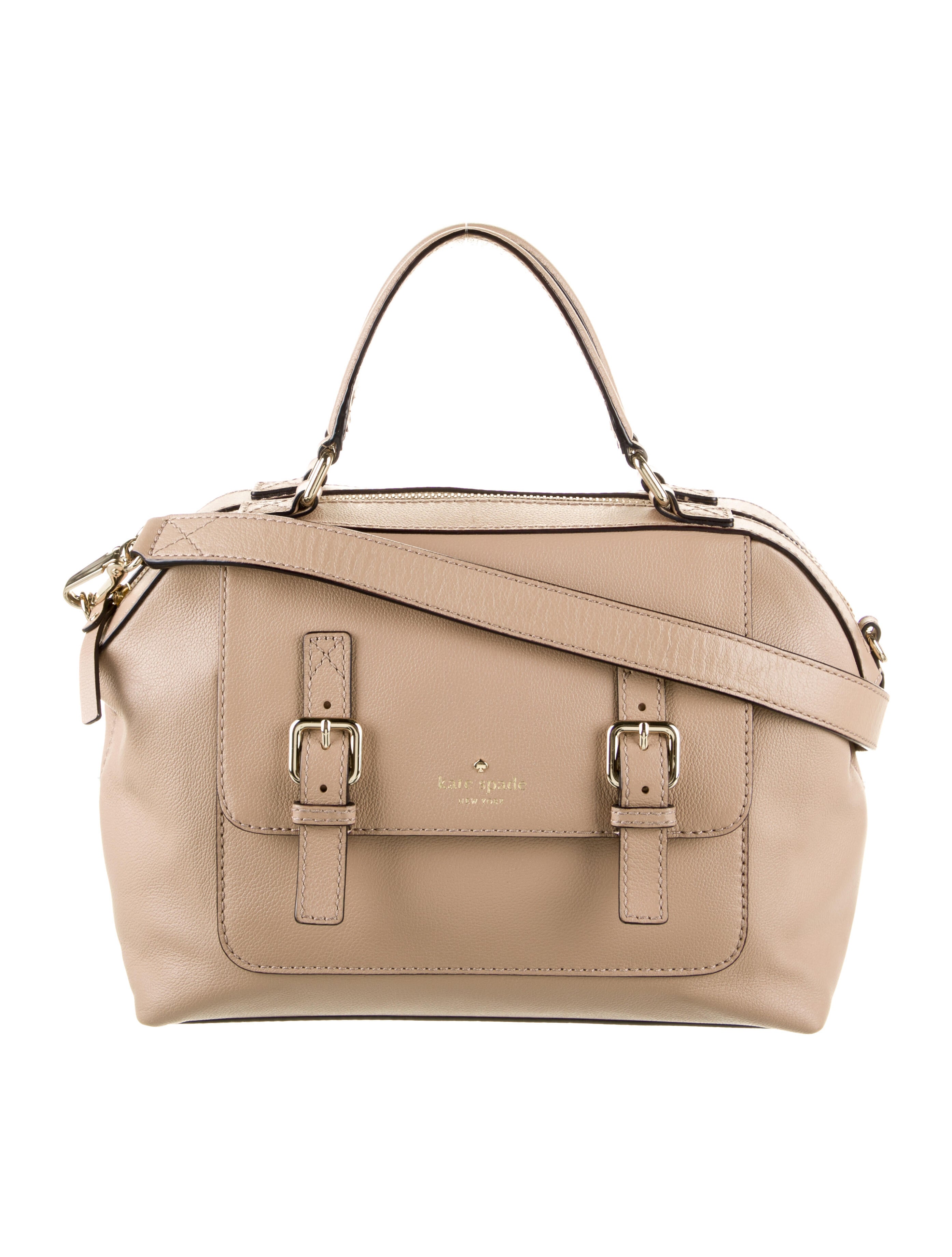 Kate Spade New York Leather Handle Bag - Neutrals Handle Bags, Handbags ...
