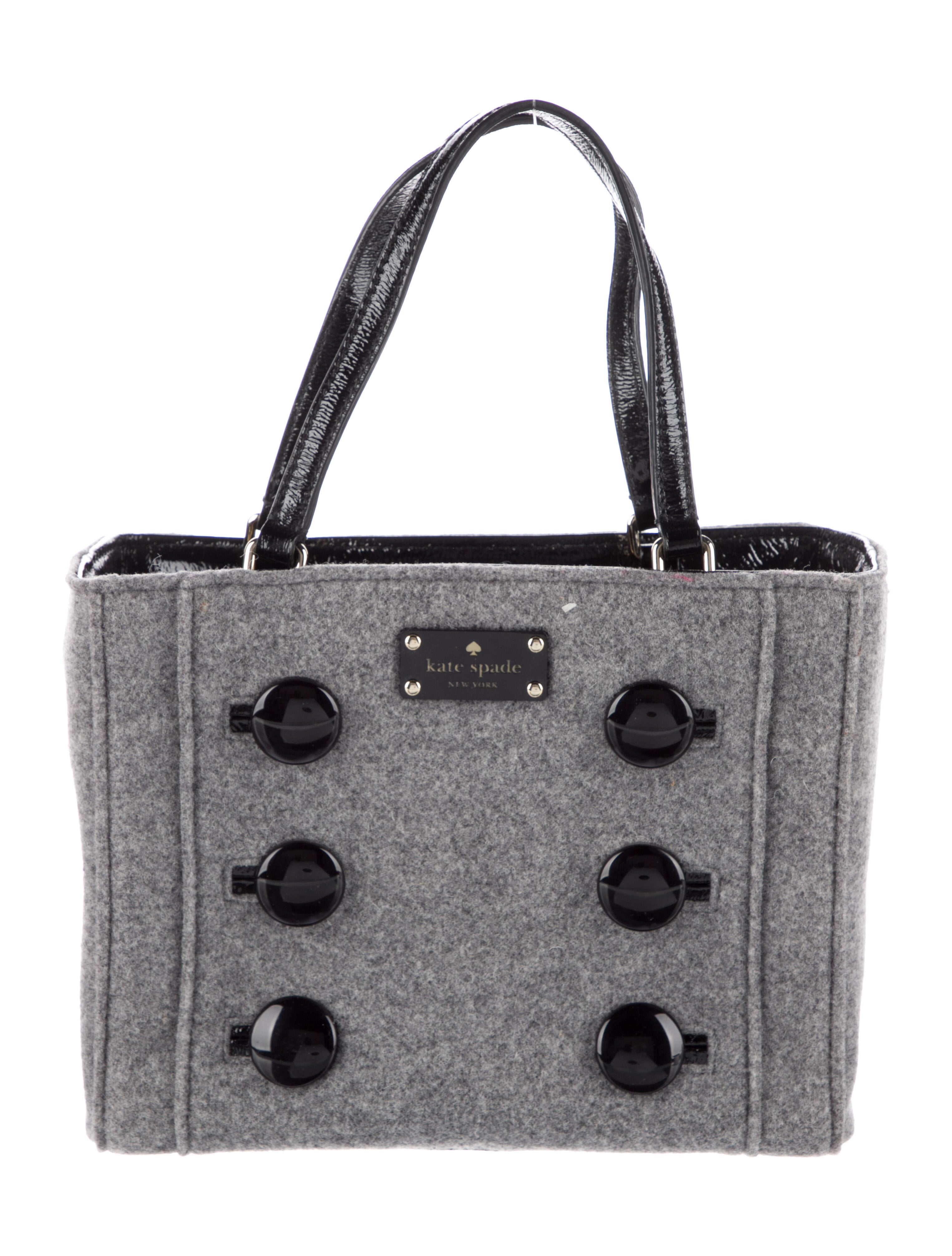 Kate Spade New York Felt Handle Bag - Grey Handle Bags, Handbags ...