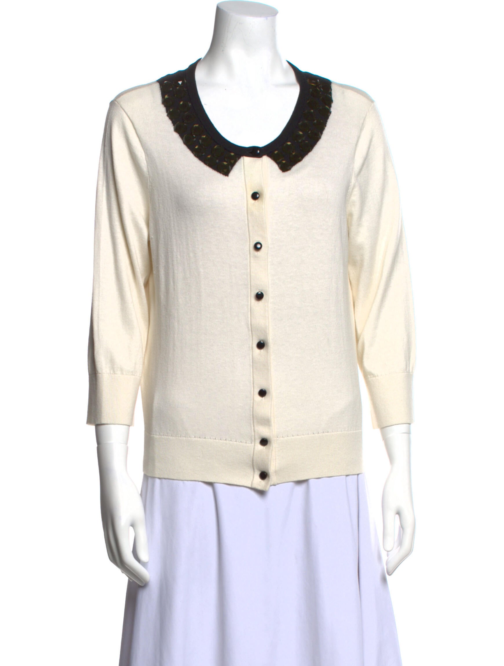 Kate Spade New York Floral Intarsia Long Sleeve Sweater w/ Tags - Blue ...