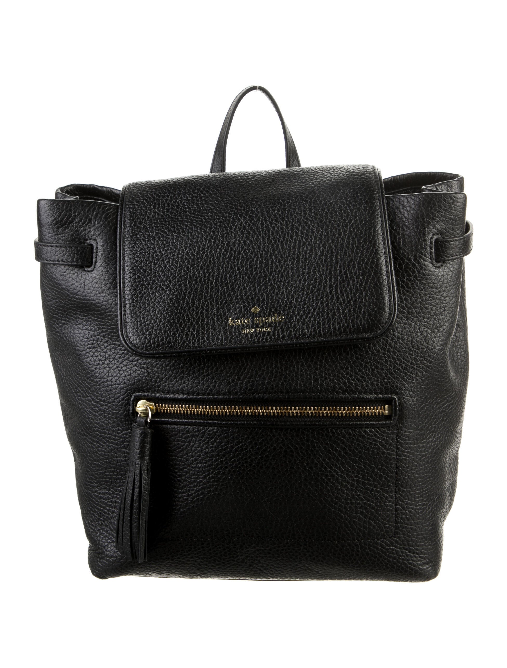 Kate Spade New York Leather Backpack - Black Backpacks, Handbags ...