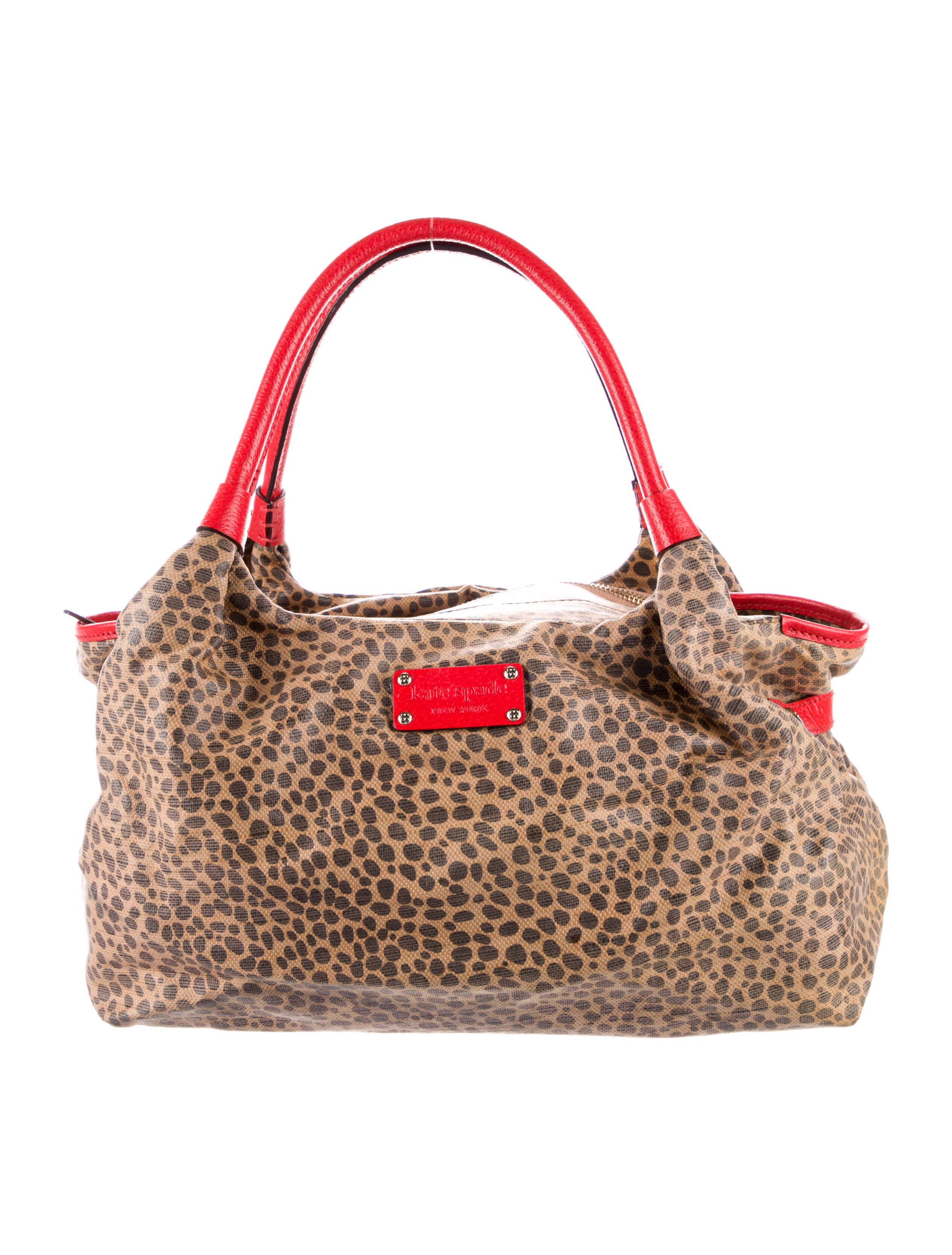 Kate Spade New York Leather-Trimmed Canvas Tote - Neutrals Totes ...