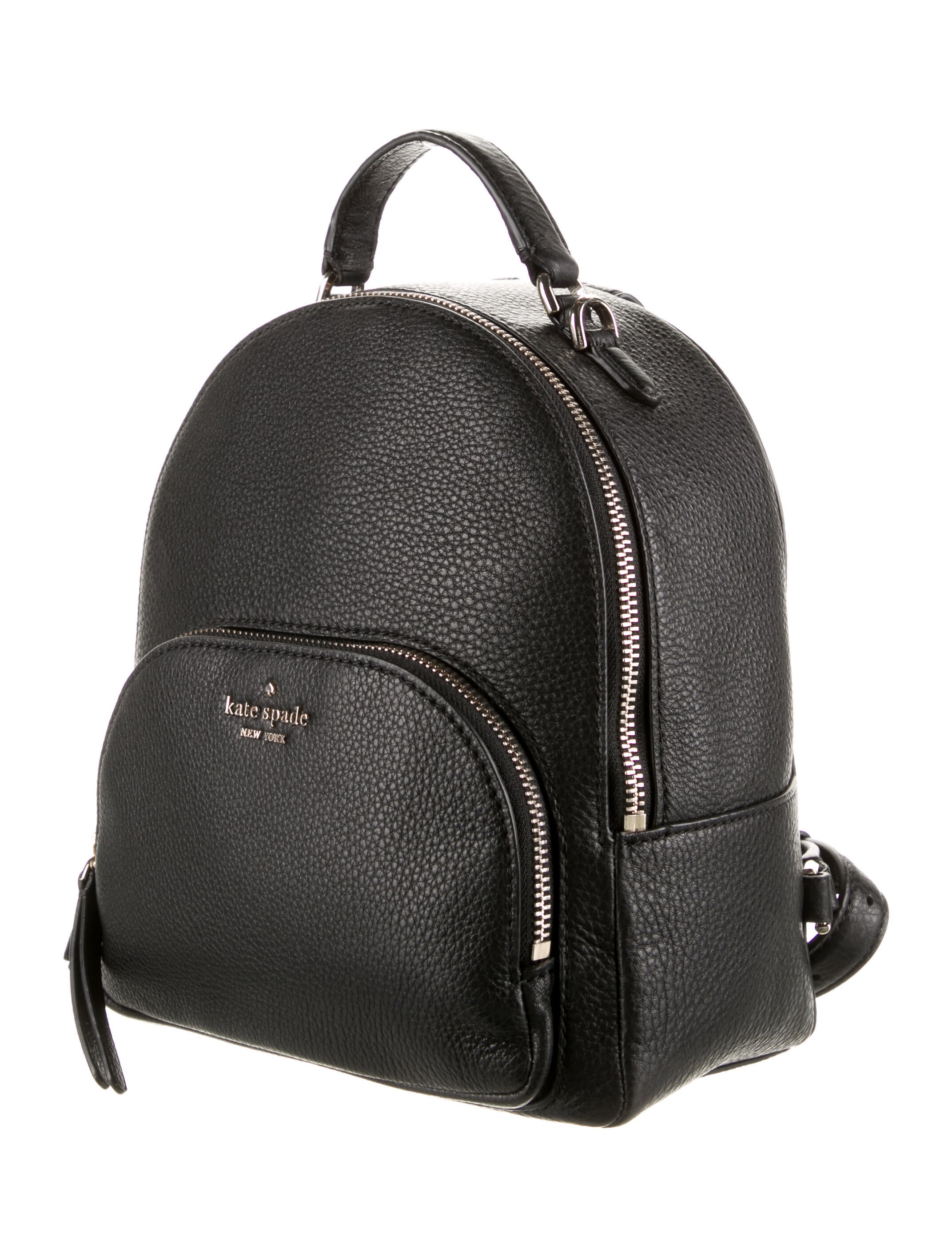 Kate Spade New York Textured Leather Backpack - Black Backpacks ...