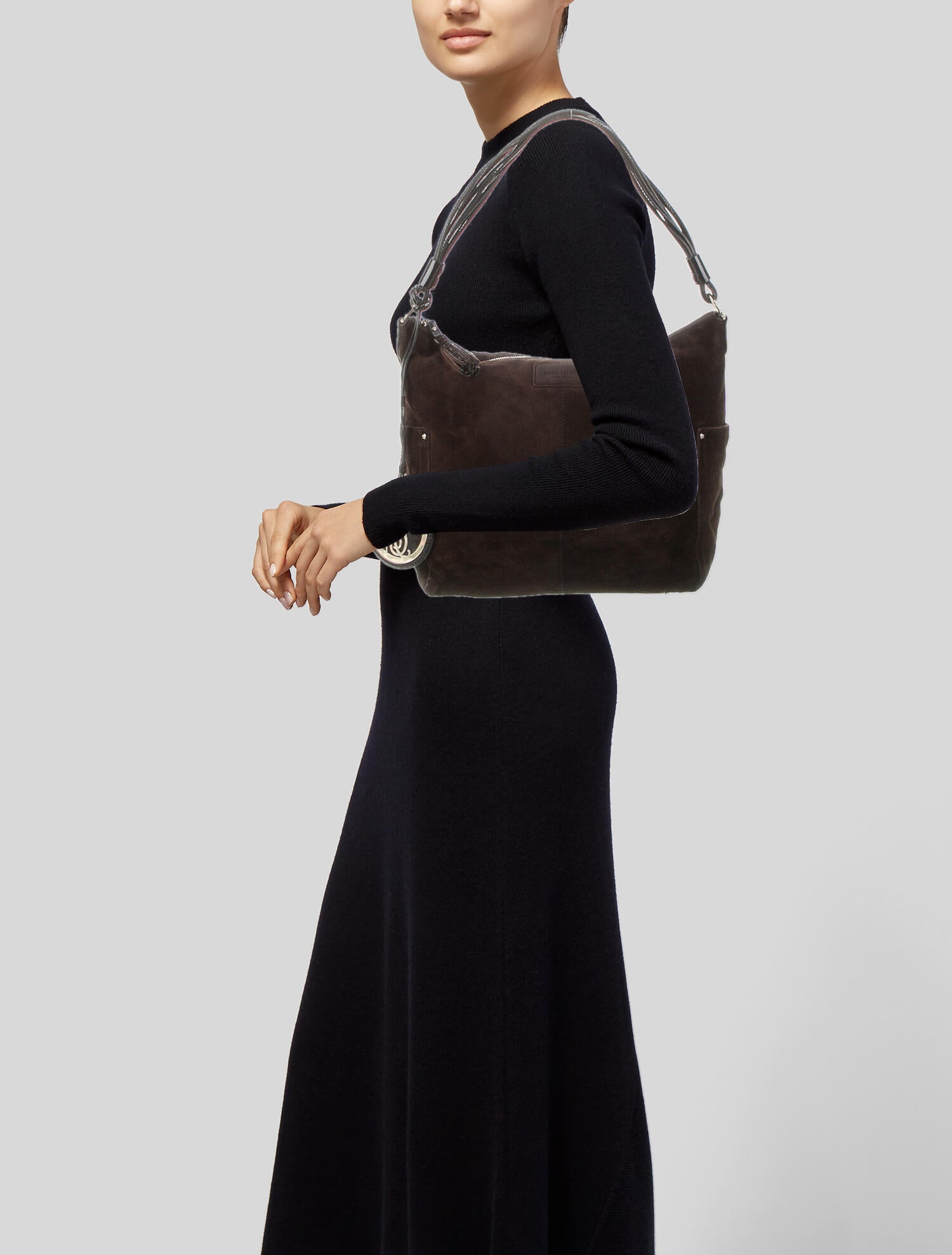 Kate Spade New York Suede Shoulder Bag - Brown Shoulder Bags, Handbags ...