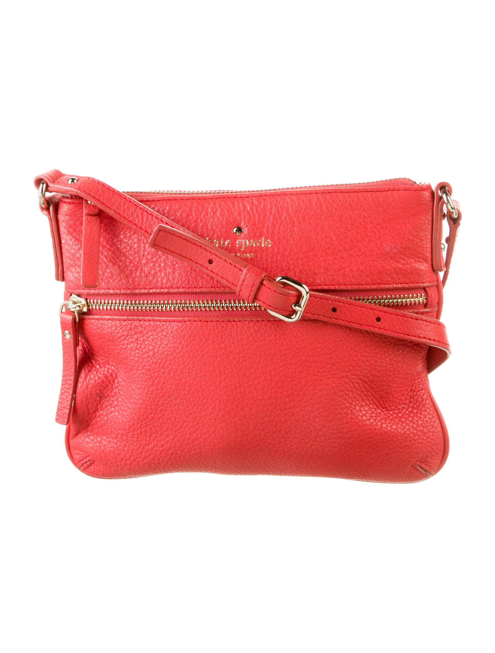 Kate Spade New York Leather Crossbody Bag - Red Crossbody Bags ...