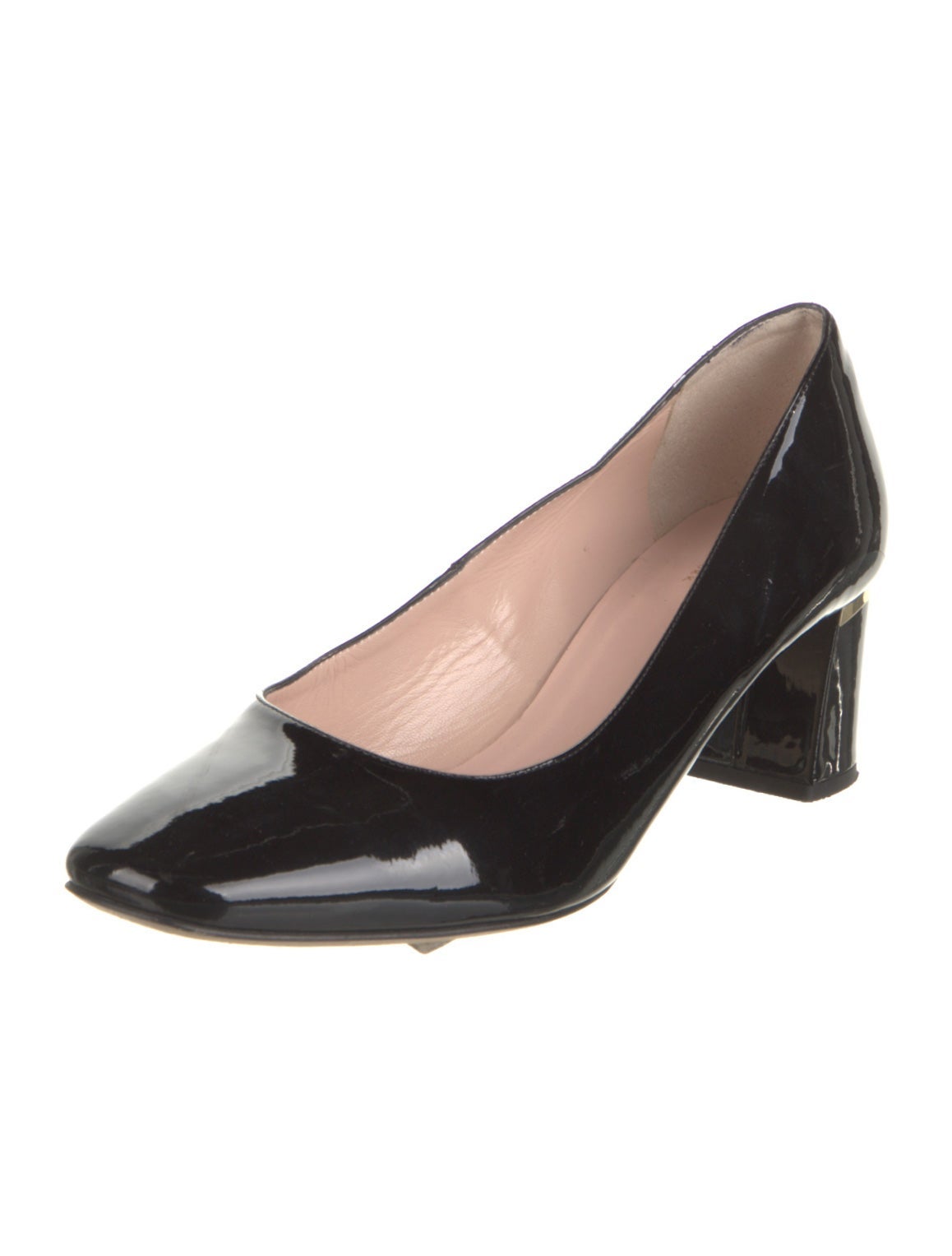 Kate Spade New York Patent Leather Round-Toe Pumps - Black Pumps, Shoes ...