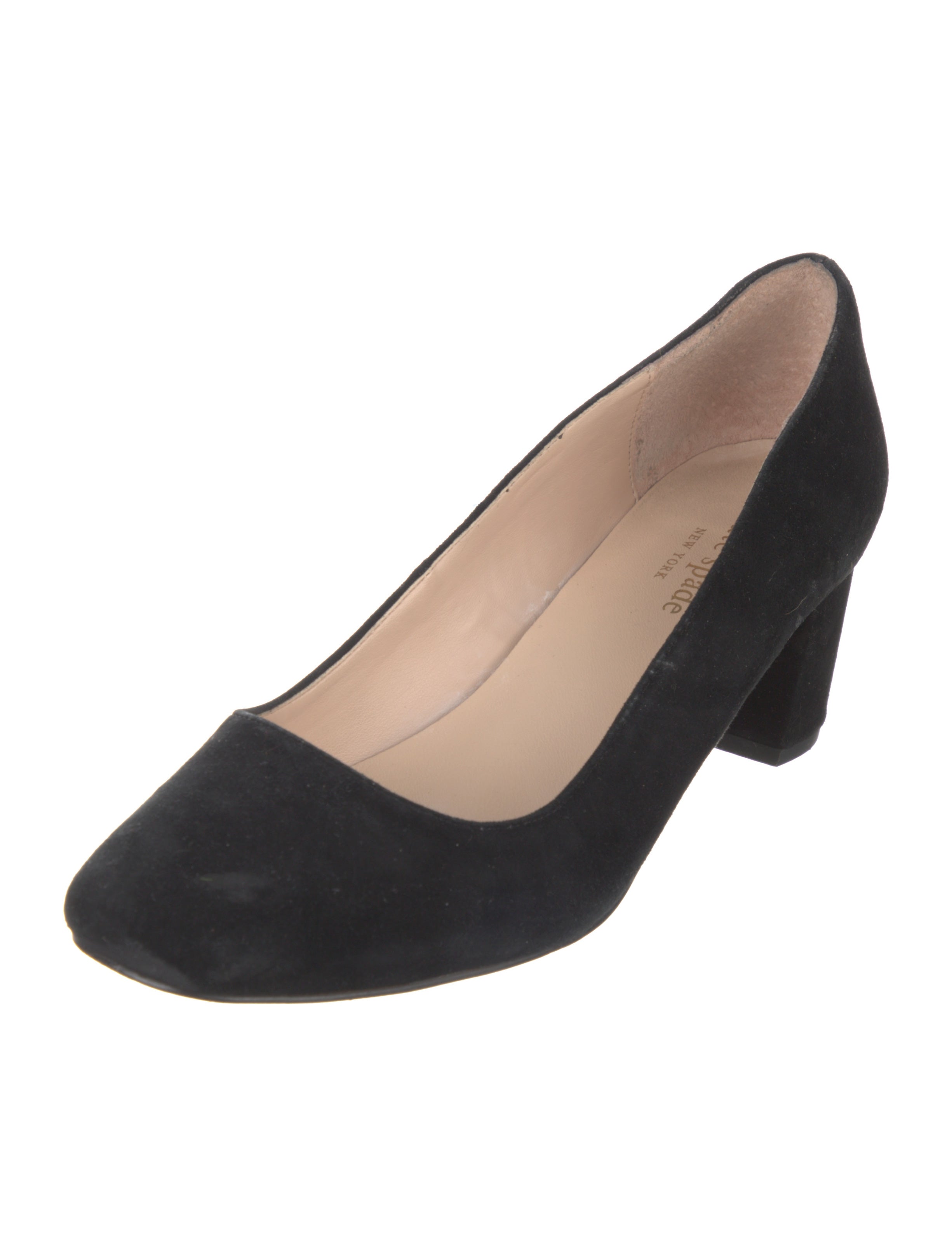 Kate Spade New York Patent Leather Round-Toe Pumps - Black Pumps, Shoes ...