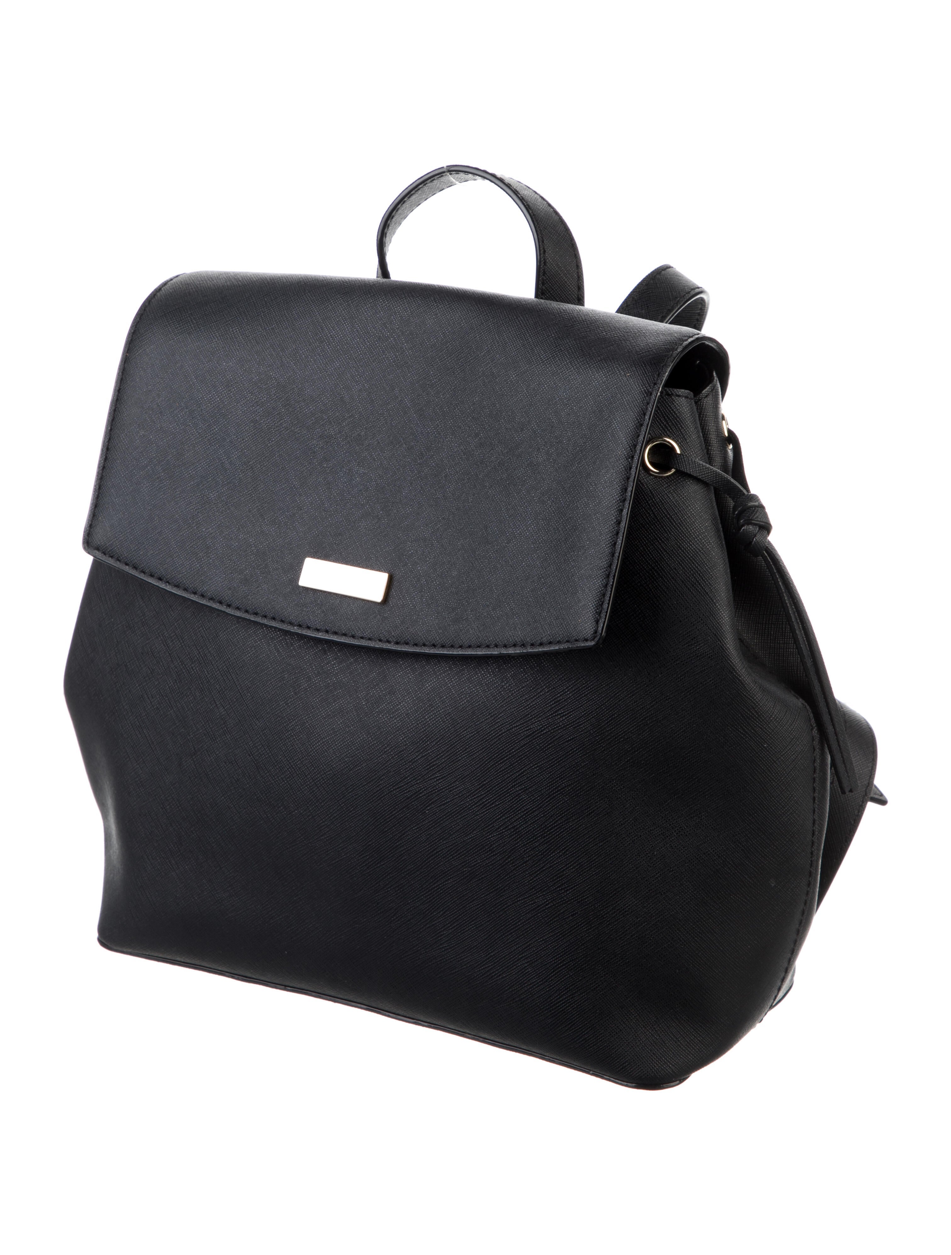 Kate Spade New York Small Leather Backpack - Black Backpacks, Handbags ...