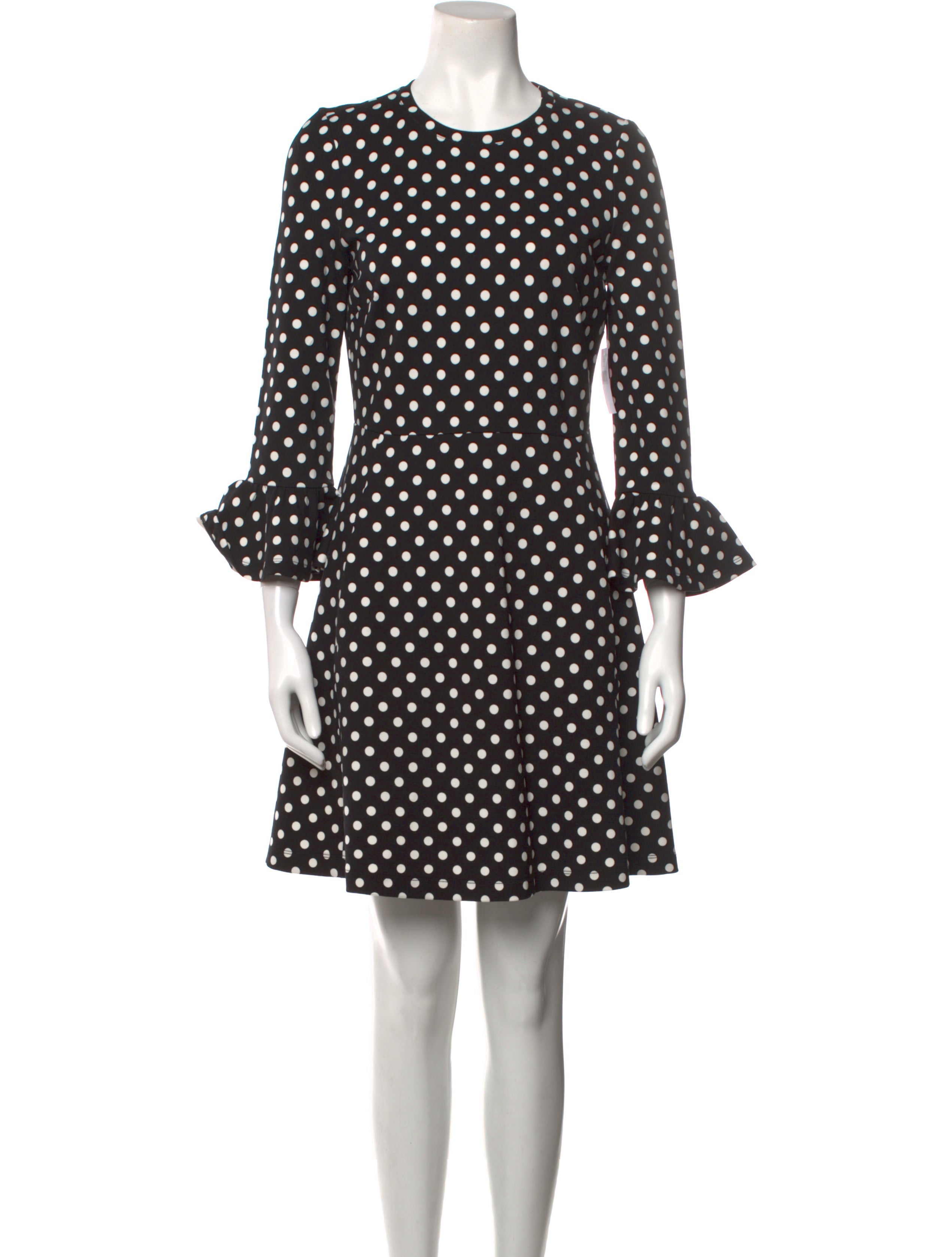 Kate Spade New York Polka Dot Print Mini Dress w/ Tags - Black Dresses ...