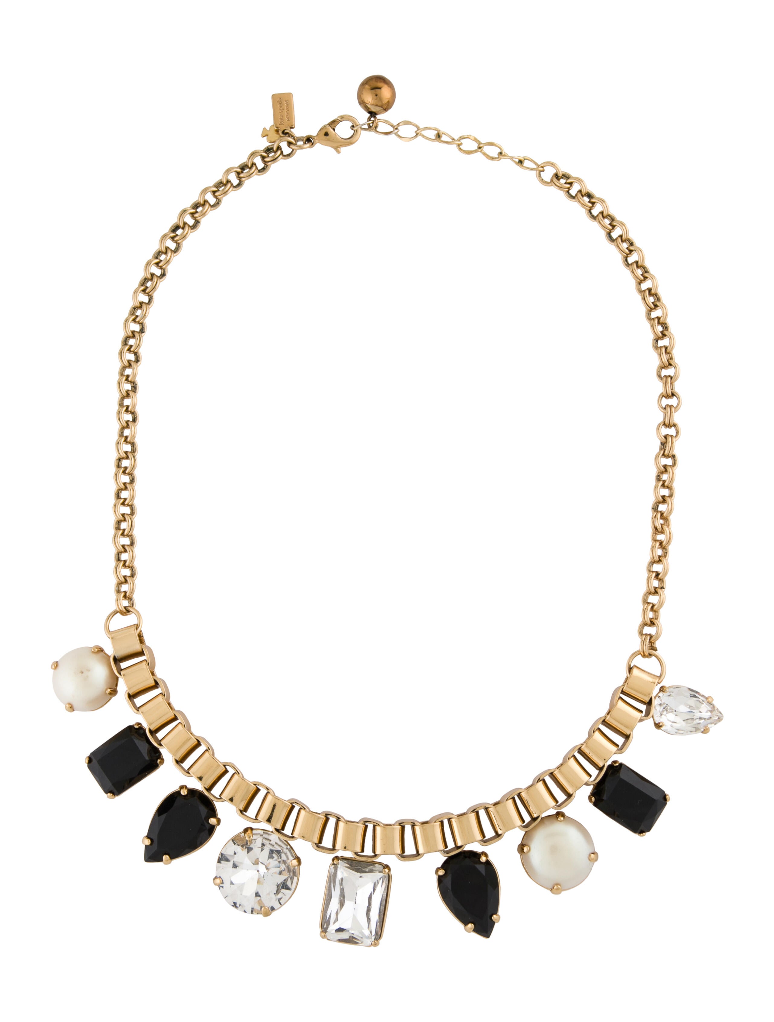 Kate Spade New York Resin Collar Necklace - Pink, Gold-Tone Metal ...