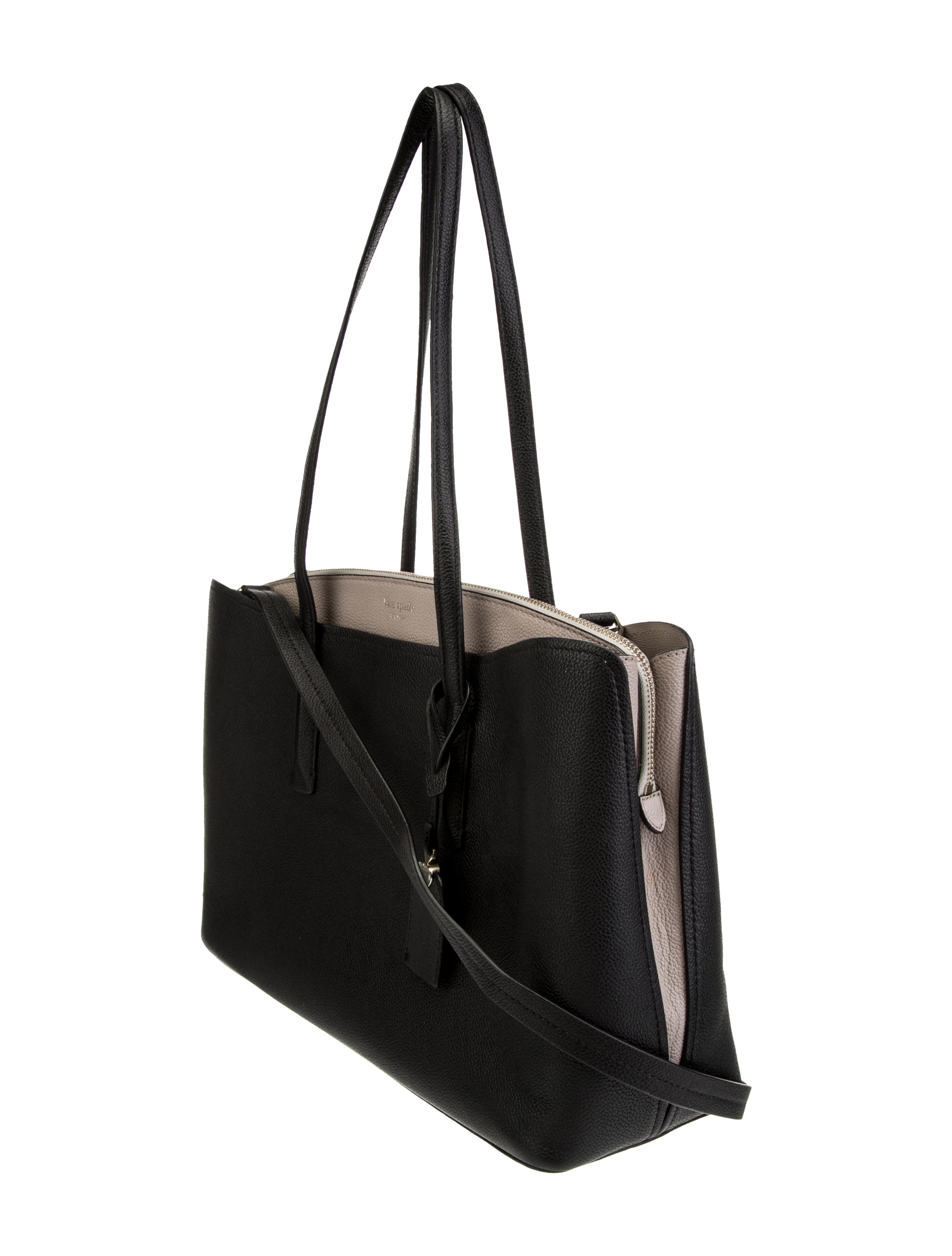 Kate Spade New York Leather Tote Bag - Black Totes, Handbags ...