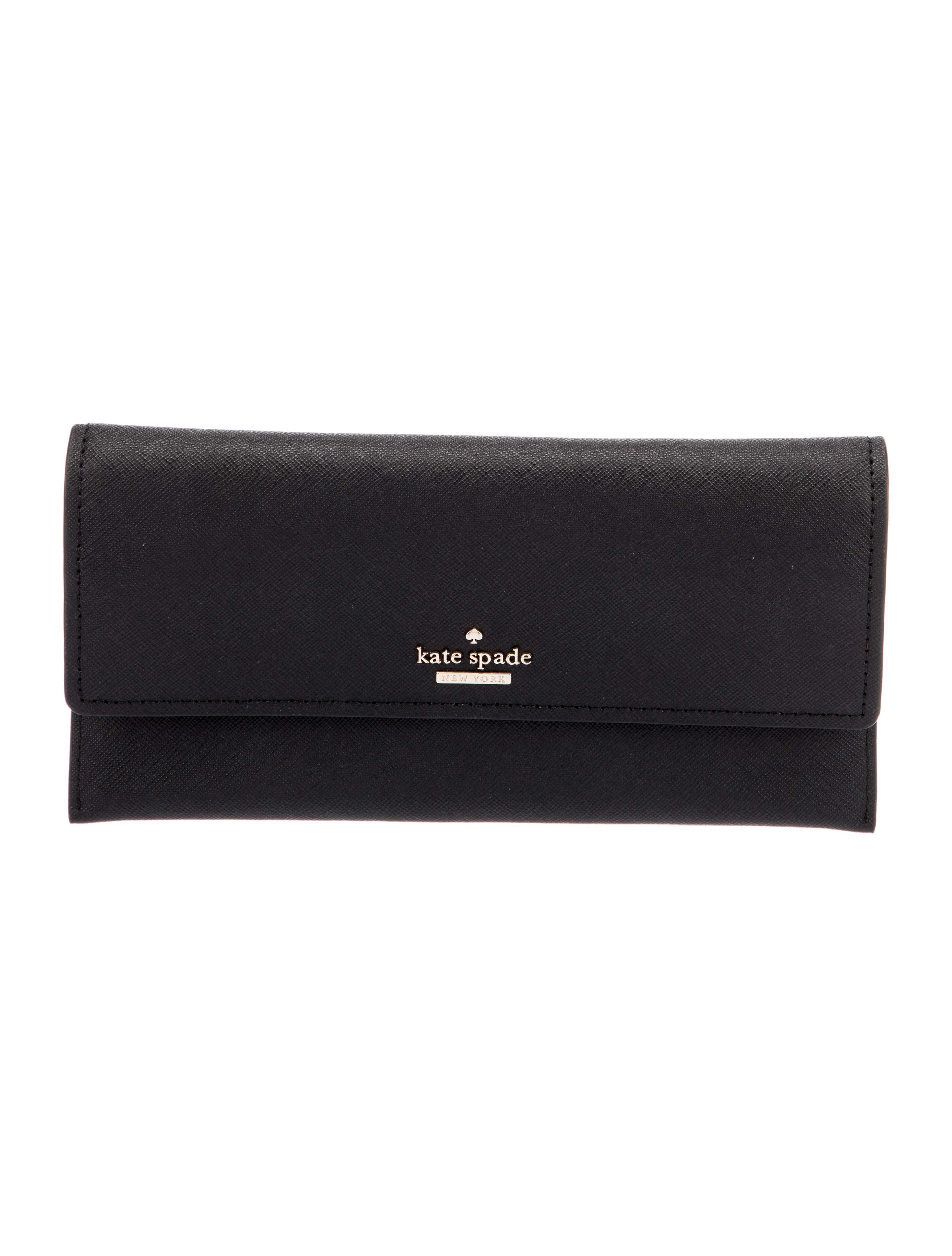 Kate Spade New York Leather Clutch - Black Clutches, Handbags ...