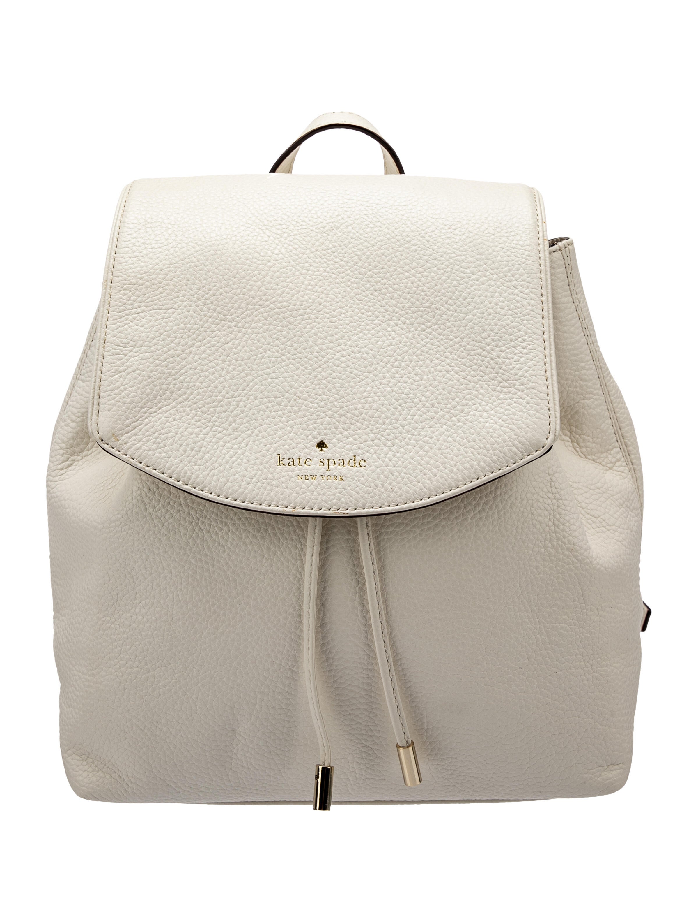 Kate Spade New York Leather Backpack - White Backpacks, Handbags ...