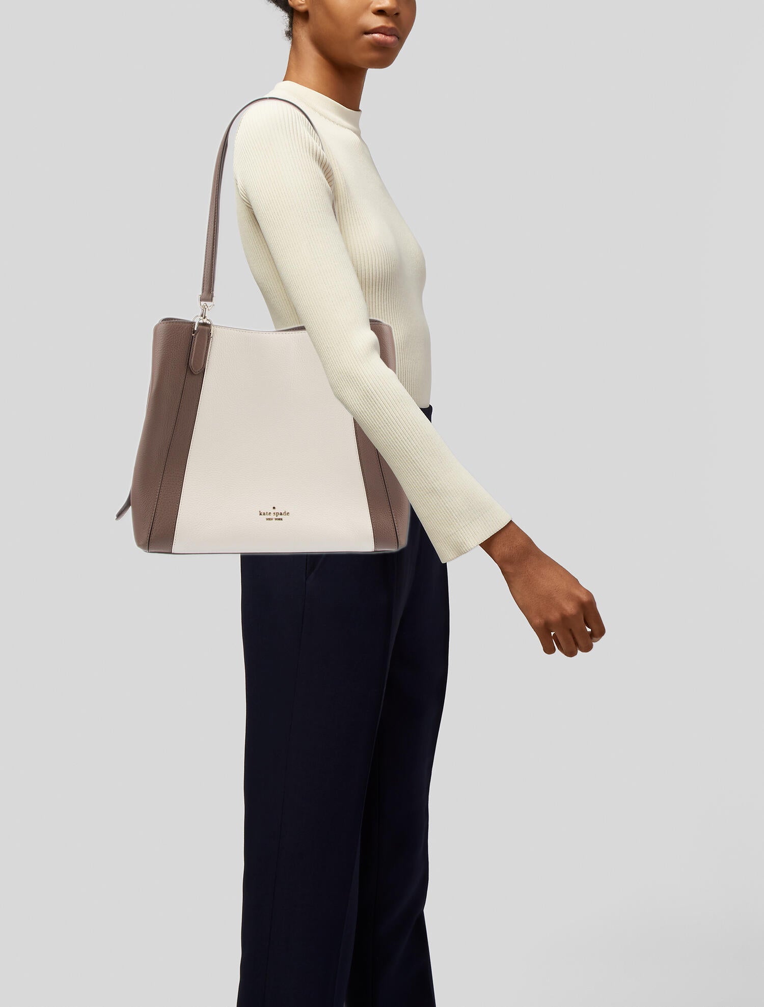 Kate Spade New York Leather Tote Bag - Brown Totes, Handbags ...