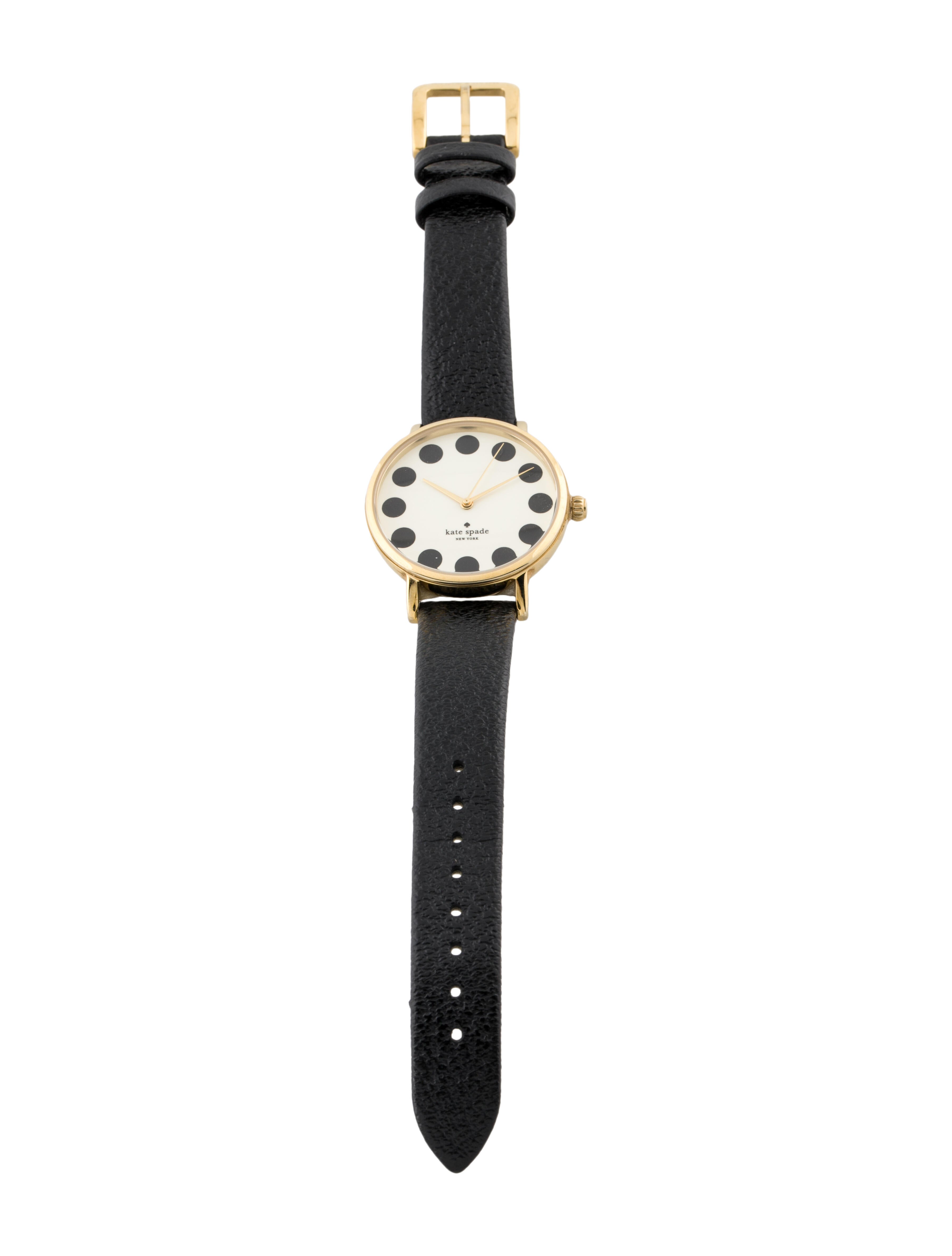 Kate Spade New York Black Dot Metro Watch - 0107 | The RealReal