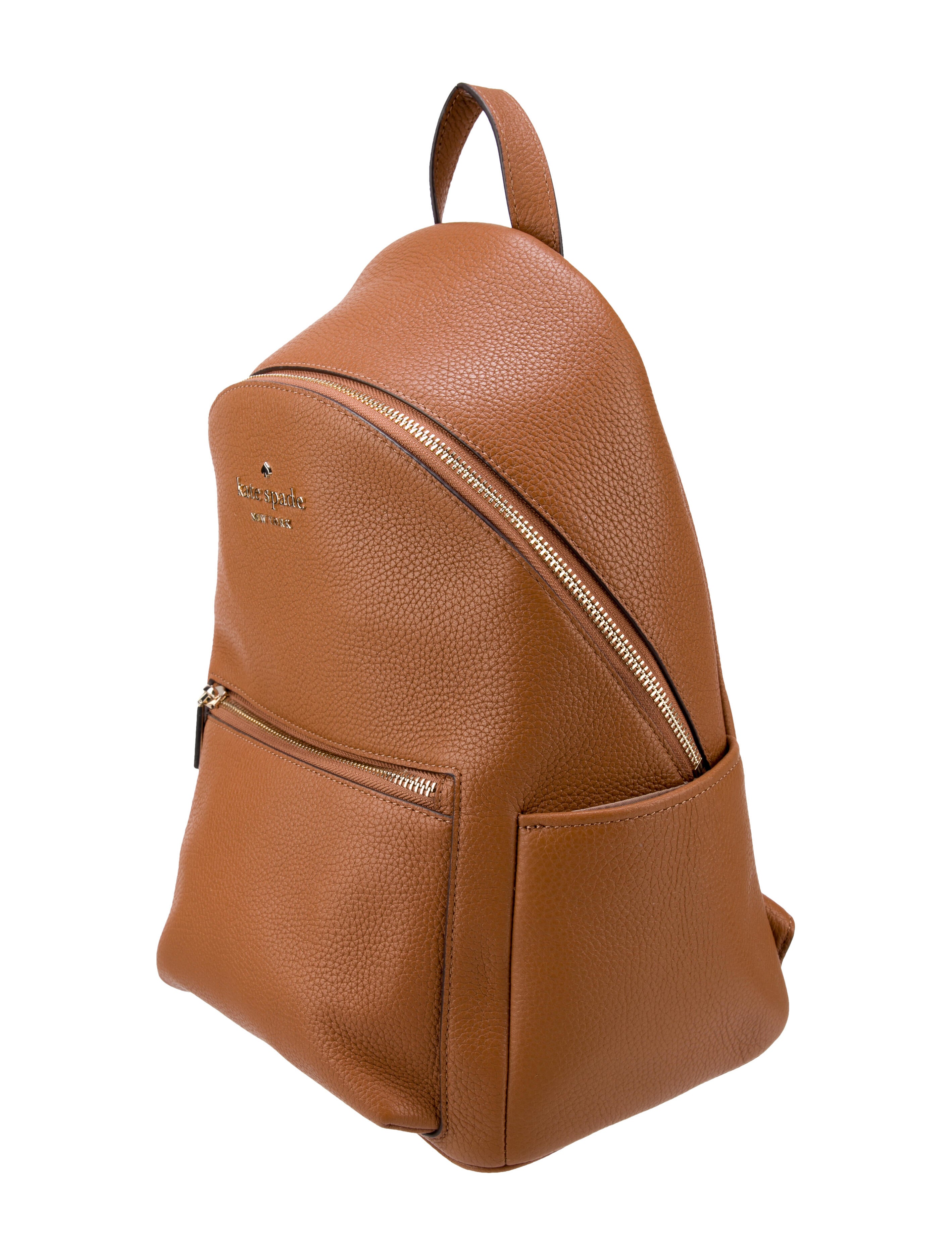 Kate Spade New York Leather Backpack - Brown Backpacks, Handbags ...