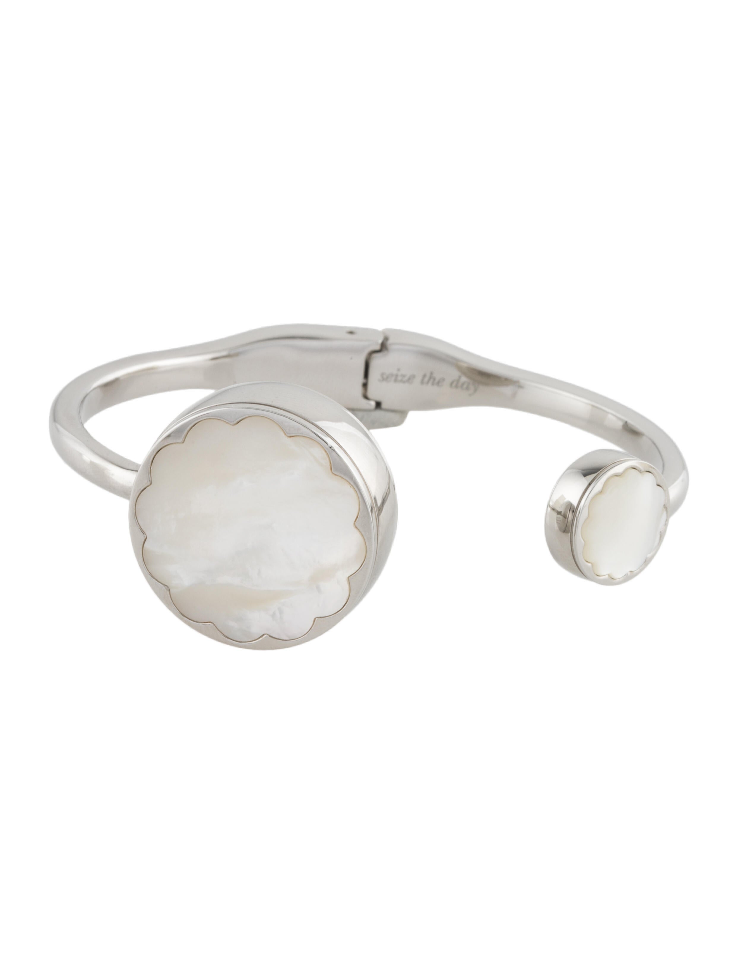 Kate Spade New York Mother Of Pearl Scallop Hinged Activity Tracker ...