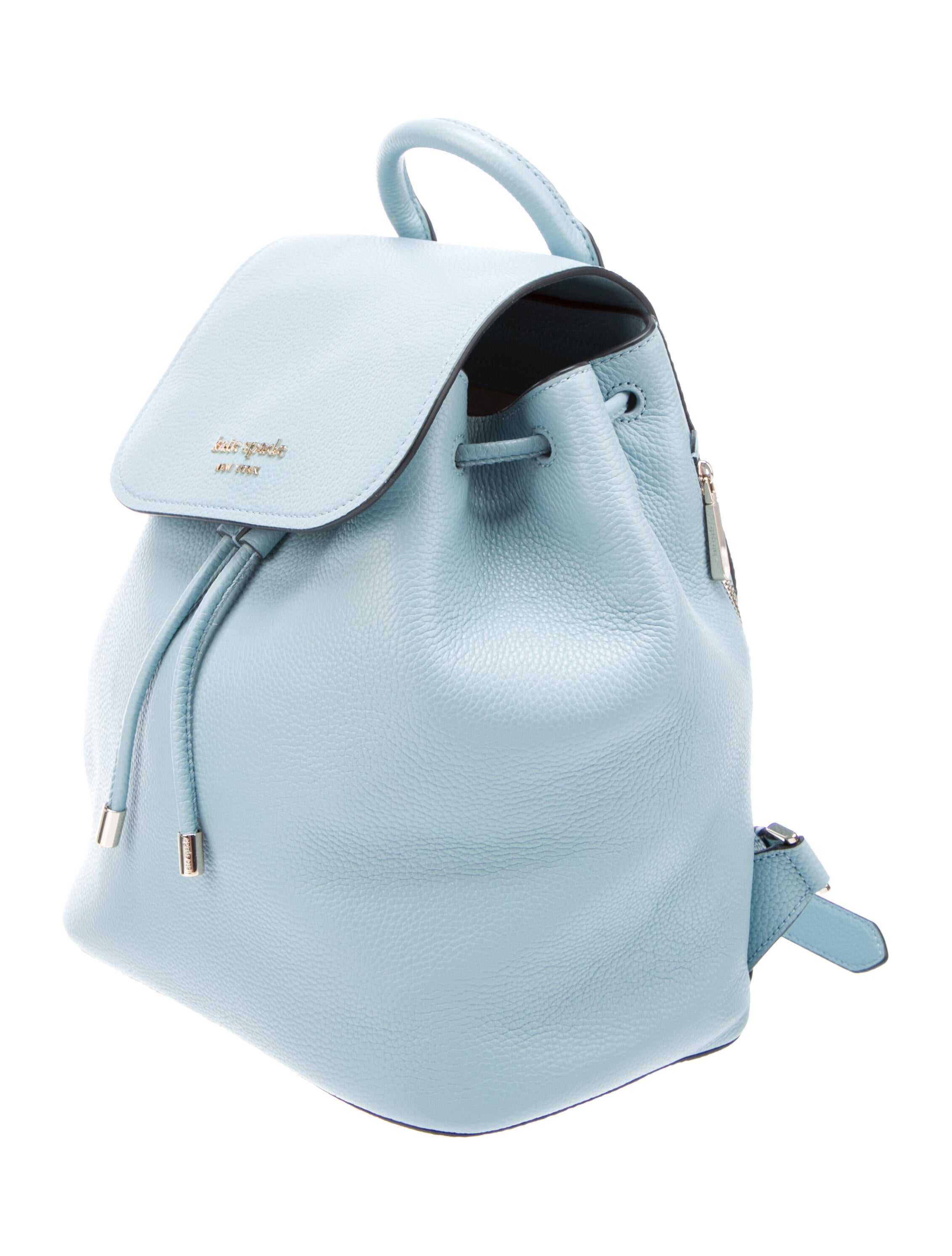 Kate Spade New York Pebbled Leather Backpack - Blue Backpacks, Handbags ...