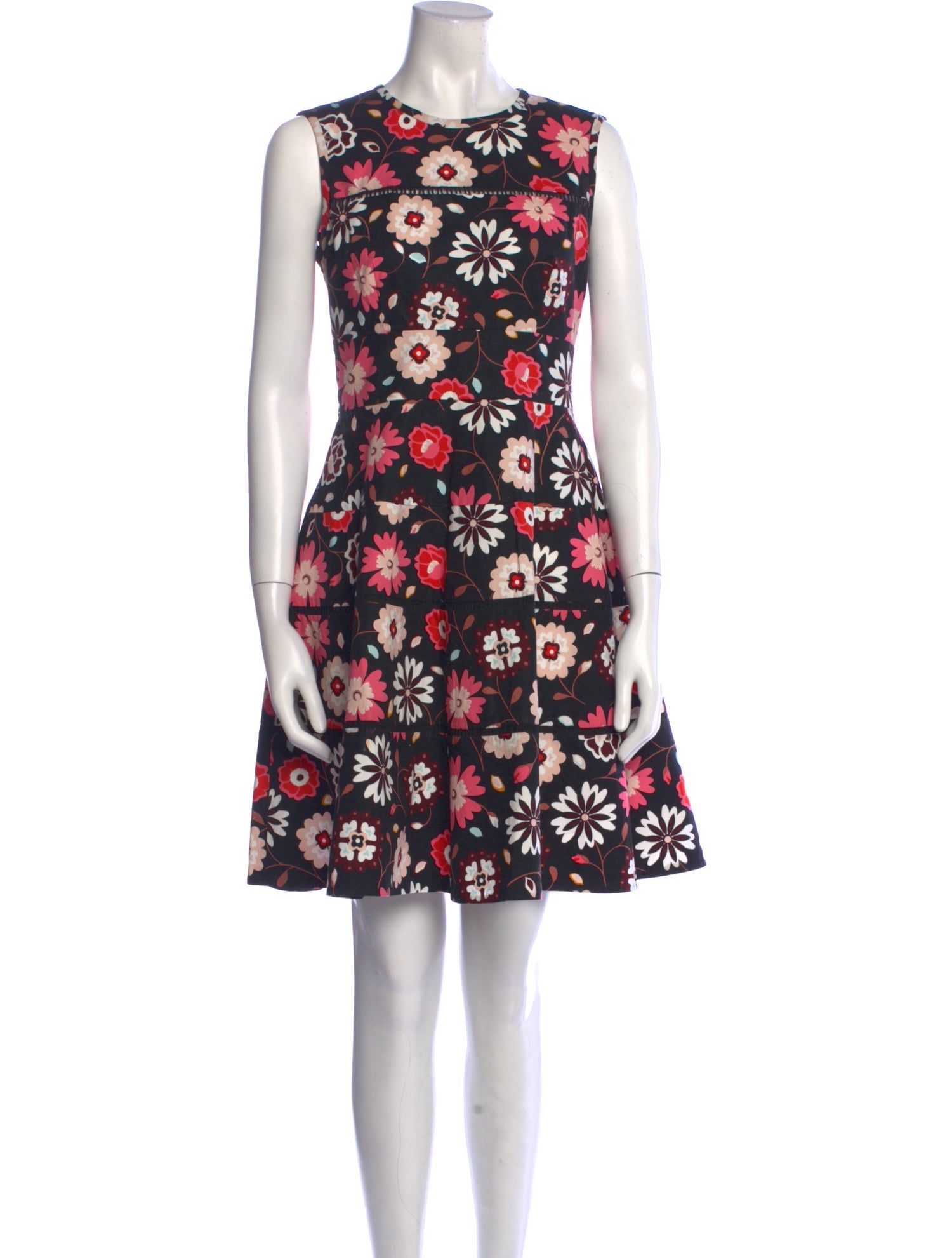 Kate Spade New York Floral Print Mini Dress - Black Dresses, Clothing ...